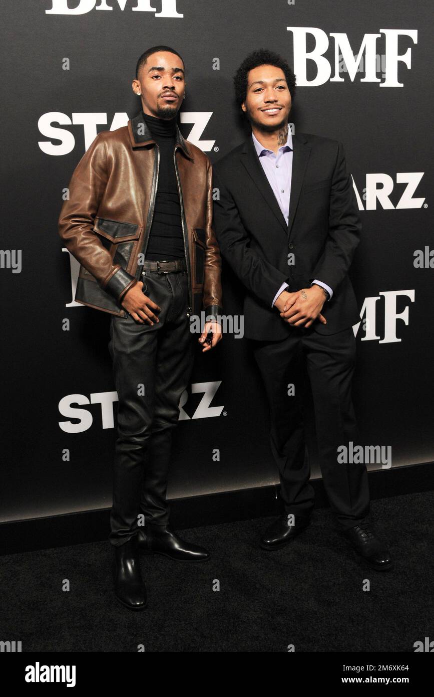 Los Angeles, CA. 5th Jan, 2023. Myles Truitt, Demetrius Flenory Jr. at ...
