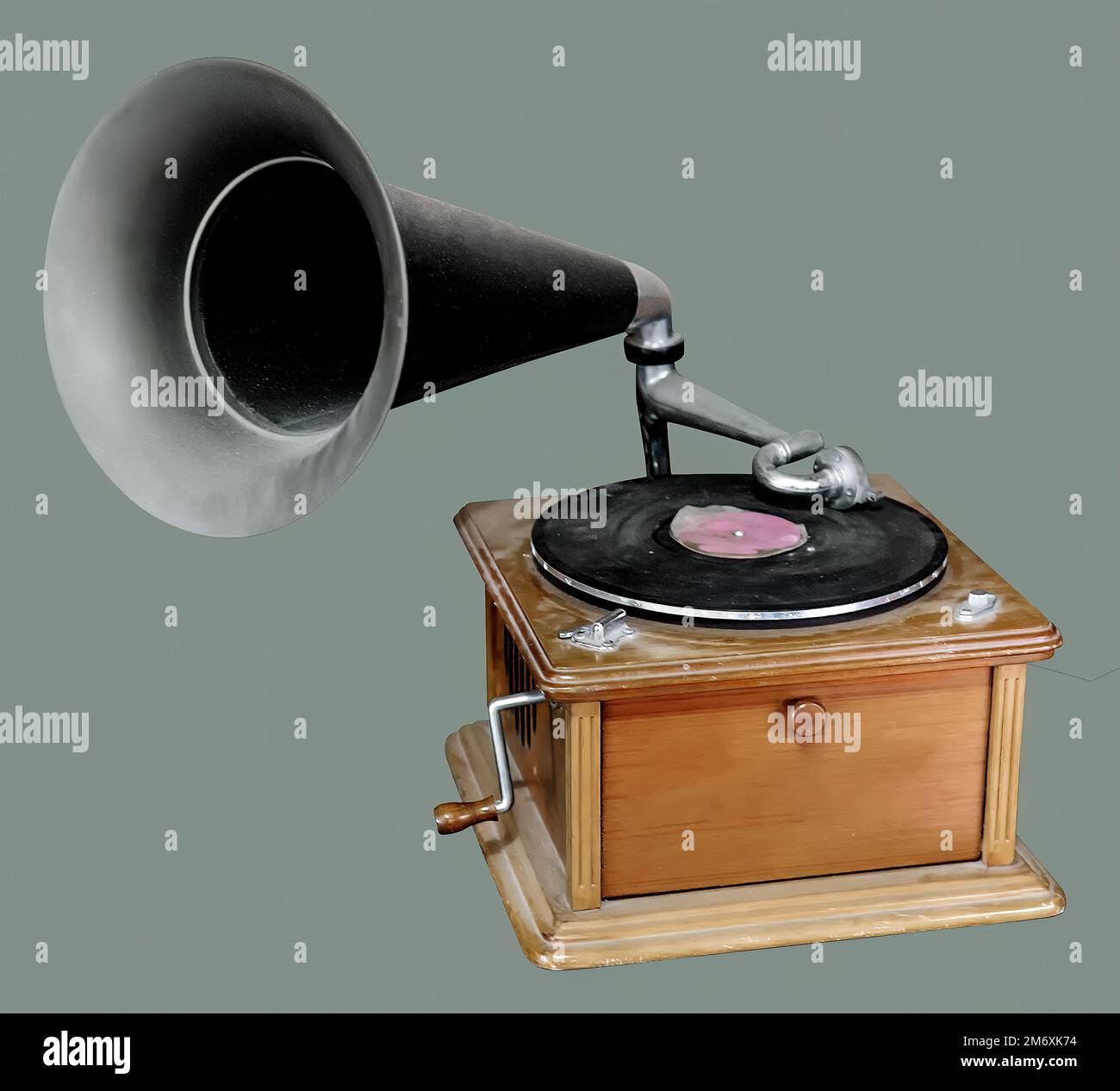 Old Megaphone Record Player