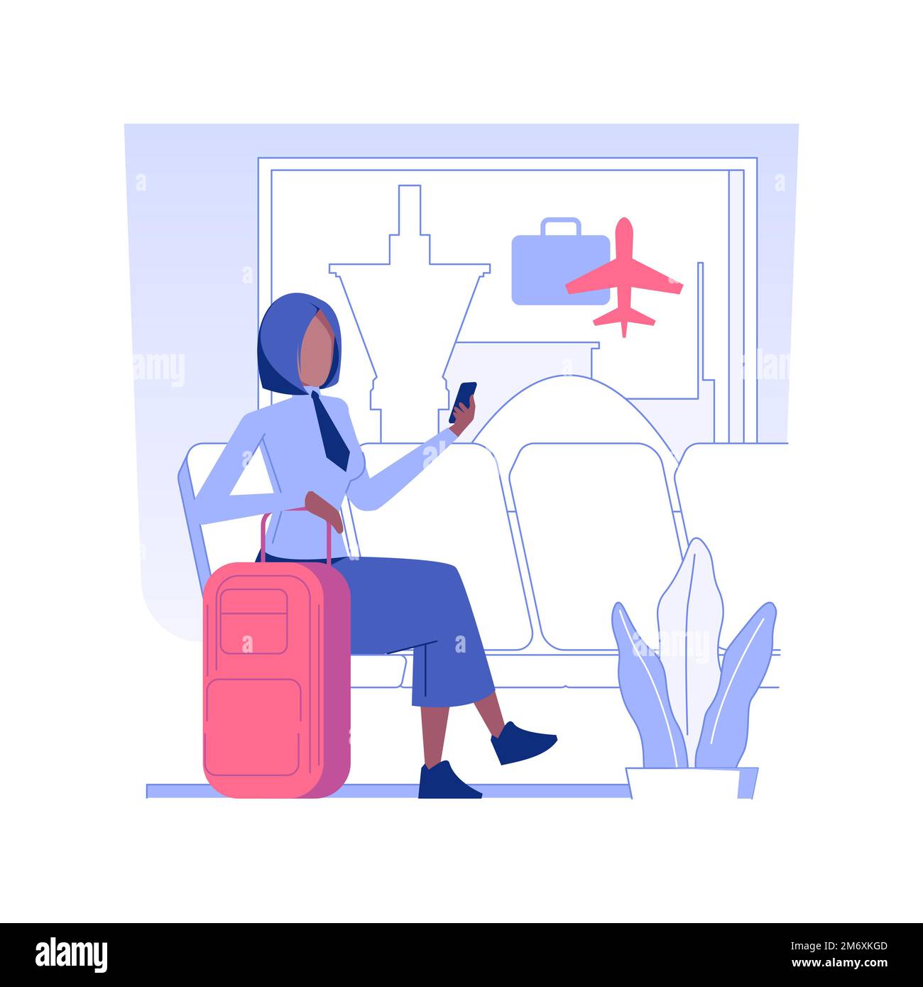 Travel and spending expenses isolated concept vector illustration ...