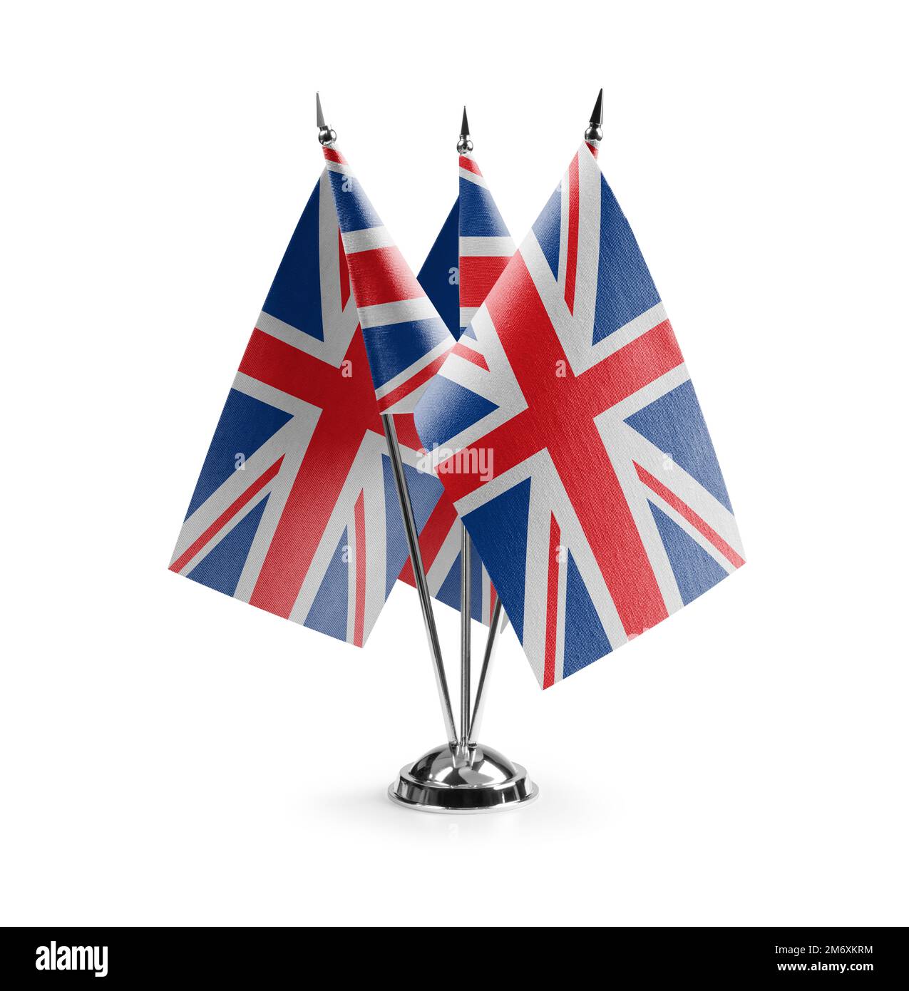 Small national flags of the United Kingdom on a white background Stock ...