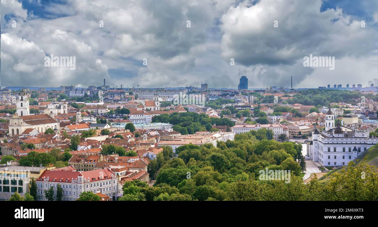 Vilnius aerial view hi-res stock photography and images - Alamy
