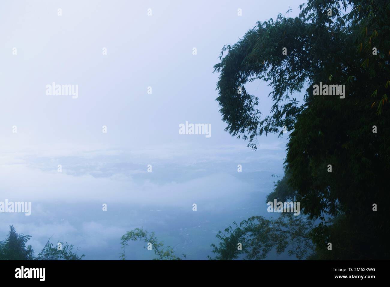 View of the Land above the Clouds (village above the Clouds) Lolai ...