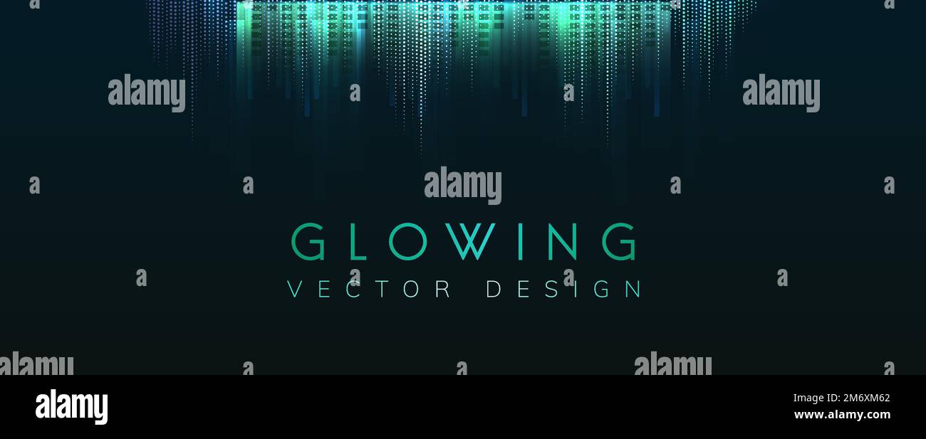 Green glowing neon background vector Stock Vector Image & Art - Alamy