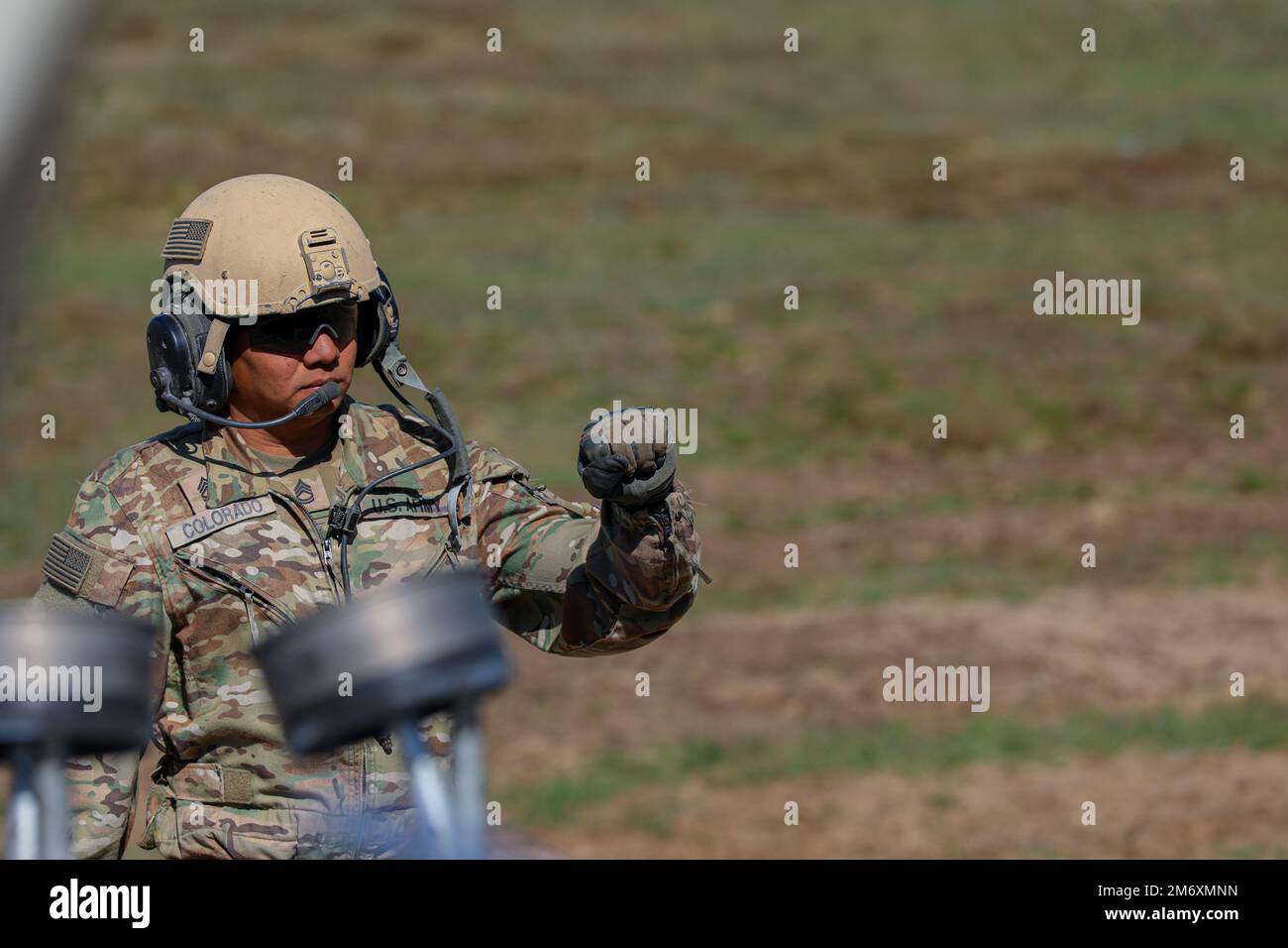 U.S. Army Sgt. 1st Class Layverth Colorado, tank commander and platoon ...