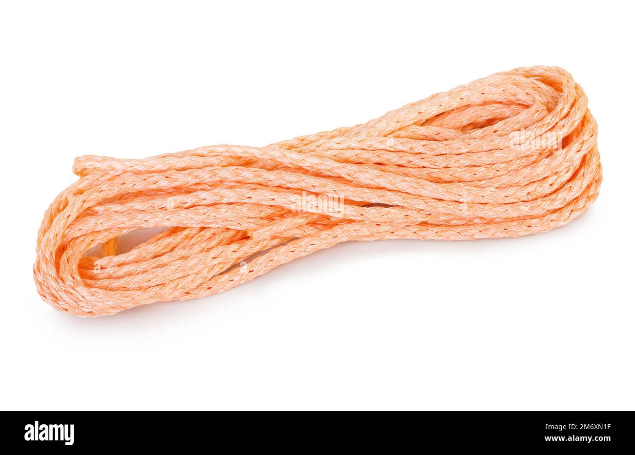 isolated orange rope Stock Photo - Alamy