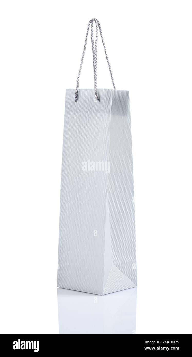 isolated gray paper bag Stock Photo - Alamy