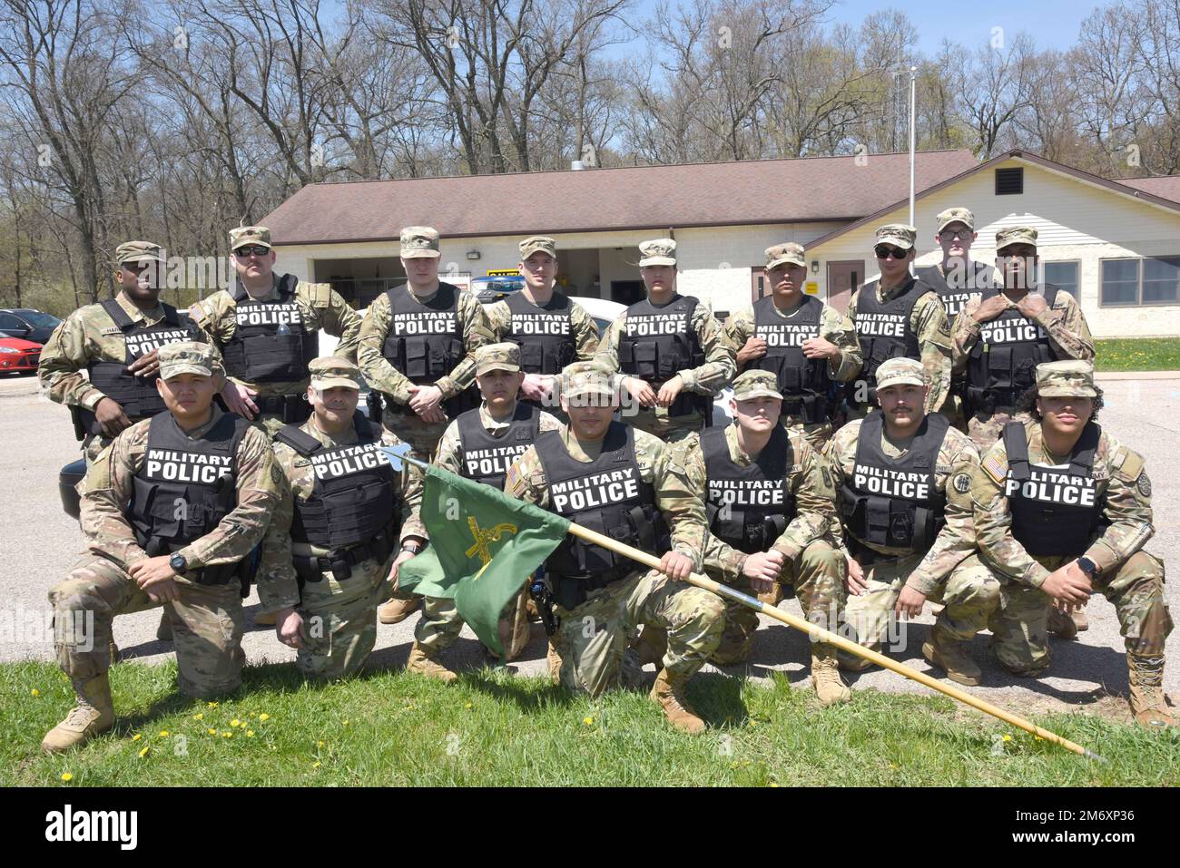 U.S. Army National Guard and Reserve Soldiers pose for a photo during ...