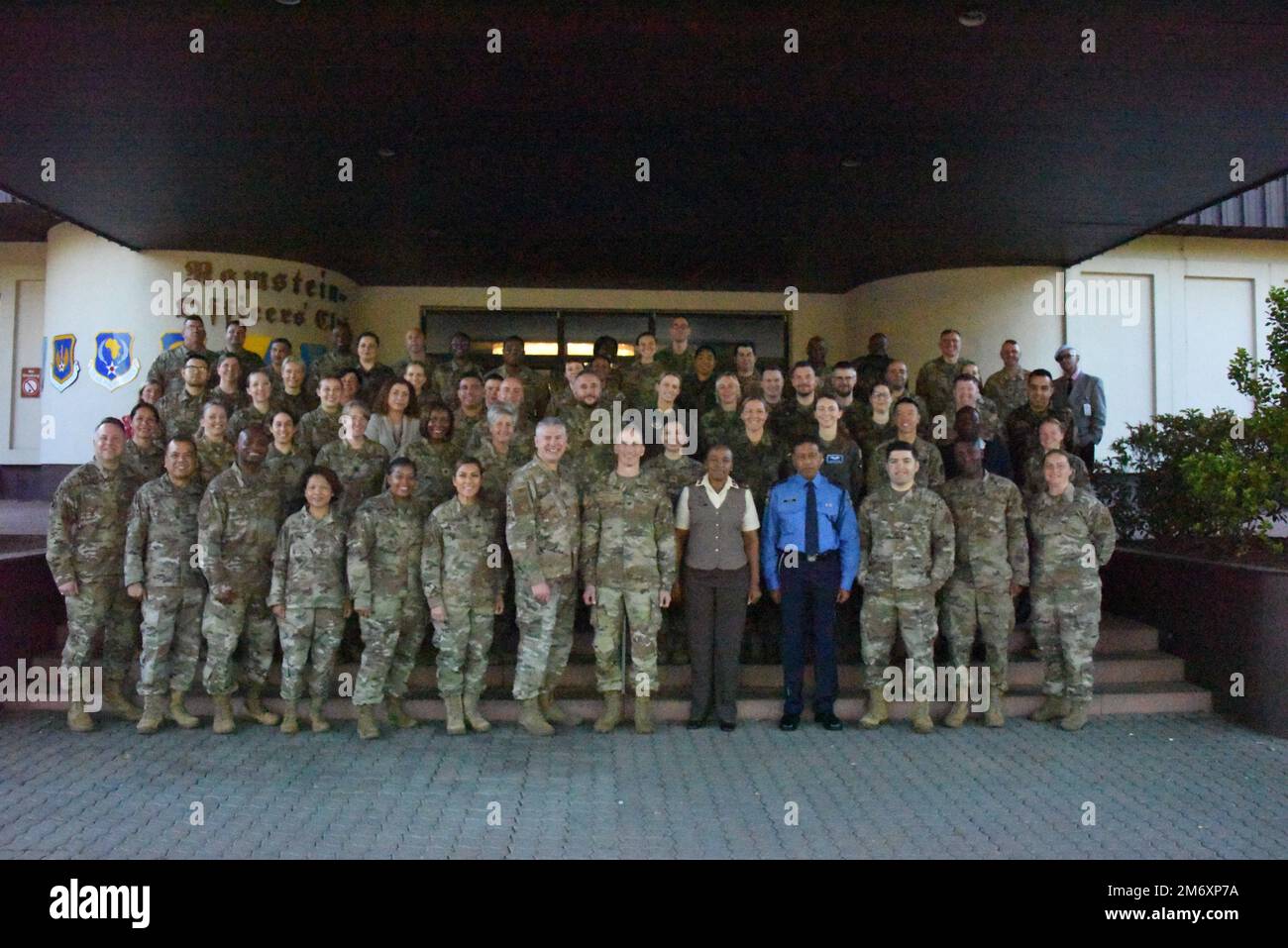Airmen, Soldiers, and foreign delegates from Botswana, Czech Republic ...