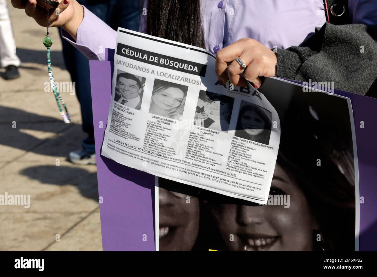 Non Exclusive: January 5, 2023, Mexico City, Mexico: Family and friends ...