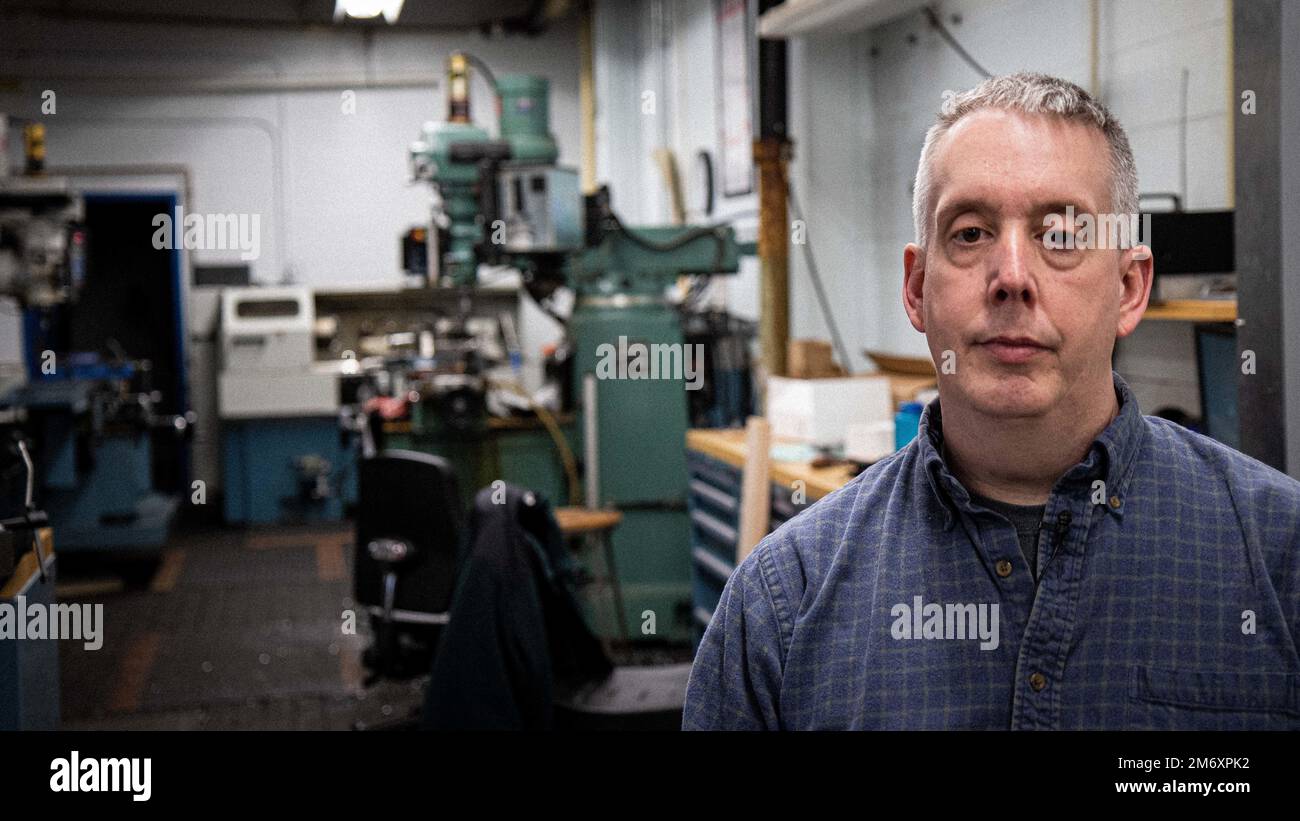Chris Donnelly, an engineering technician and machine shop manager at ...