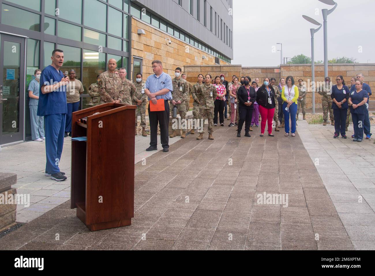 Chief Master Sgt. Marc Schoellkopf, 59th Medical Wing command chief ...
