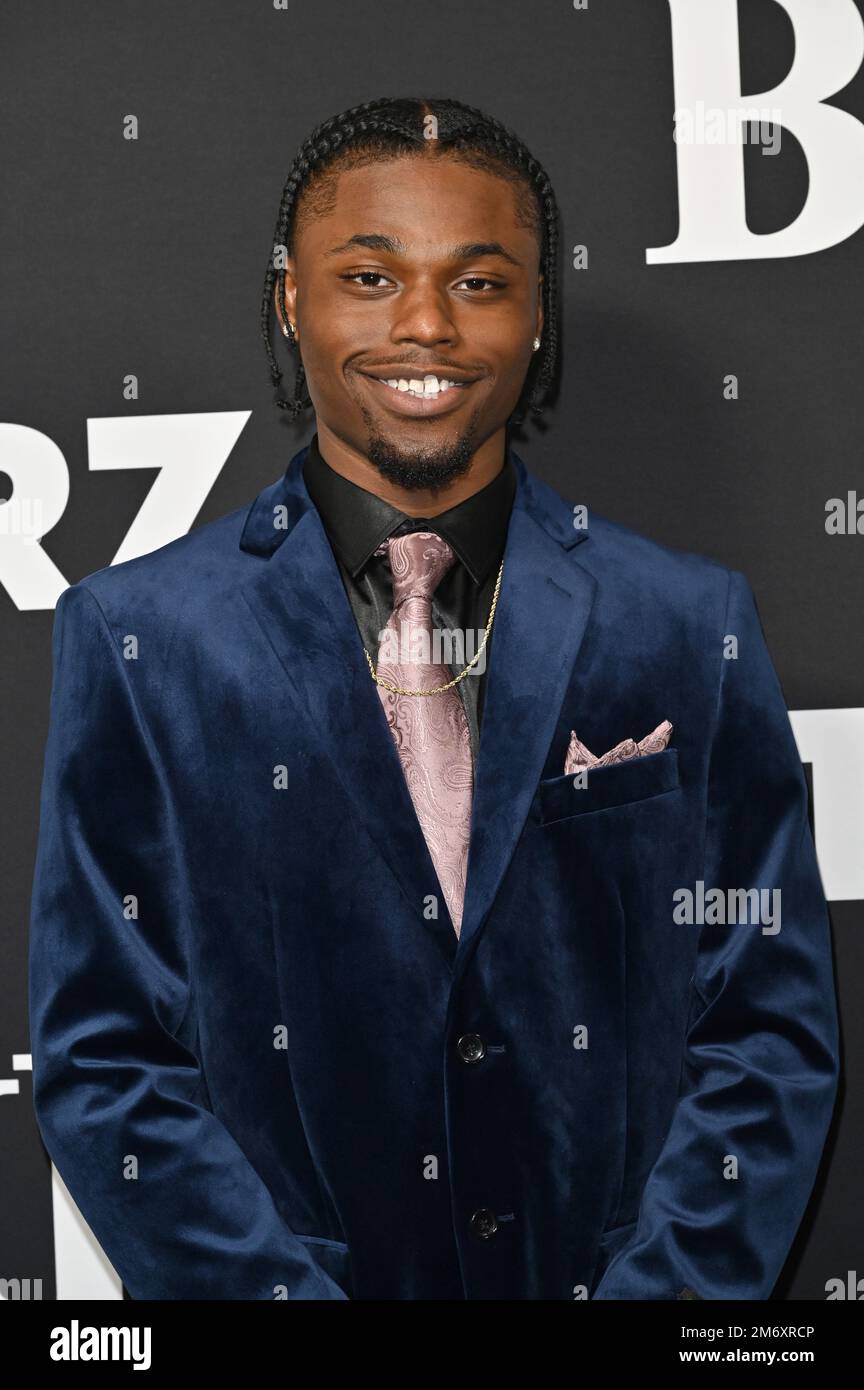 Los Angeles, USA. 05th Jan, 2023. Ajani Oden at the season 2 premiere ...