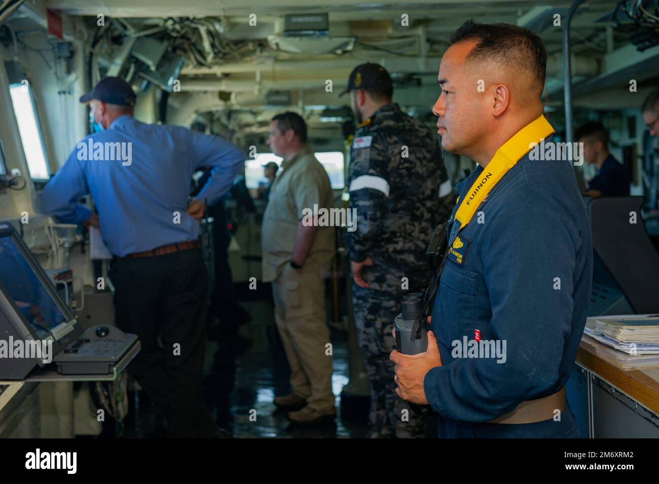 DARWIN, Australia. (May 9, 2022) – Capt. Albert Alarcon, commanding ...