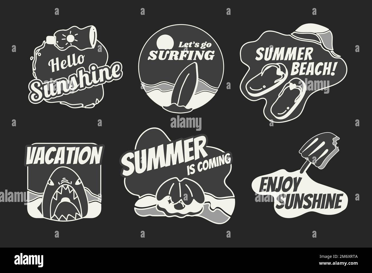 Shark lets Stock Vector Images - Alamy