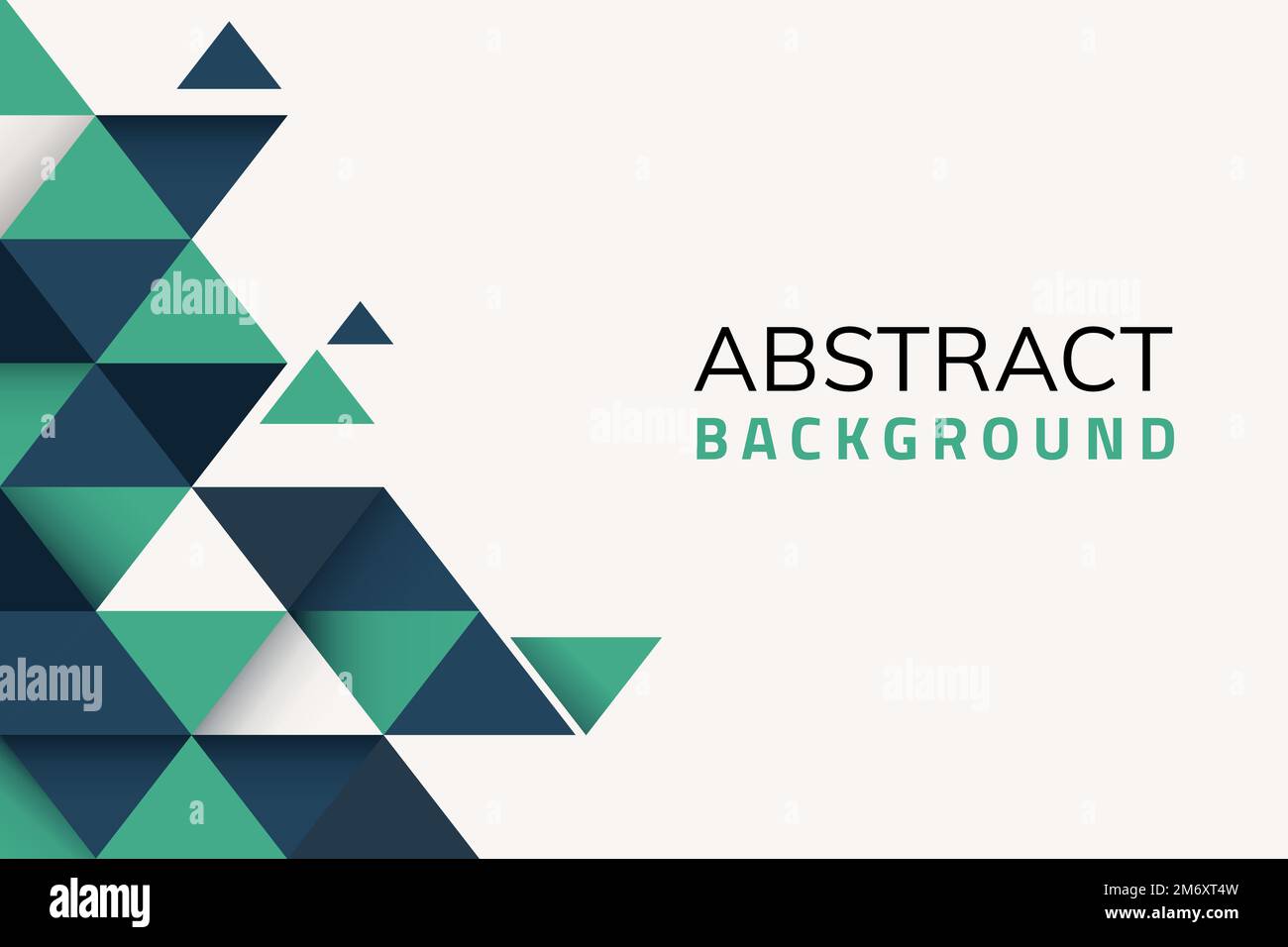 Abstract blue and green geometric background vector Stock Vector Image ...
