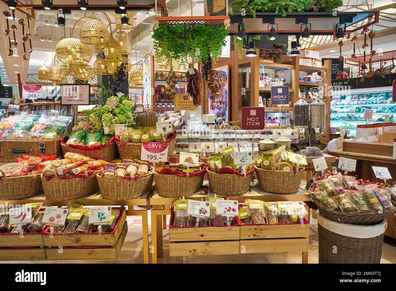BANGKOK, THAILAND - CIRCA JANUARY, 2020: interior shot of Gourmet ...