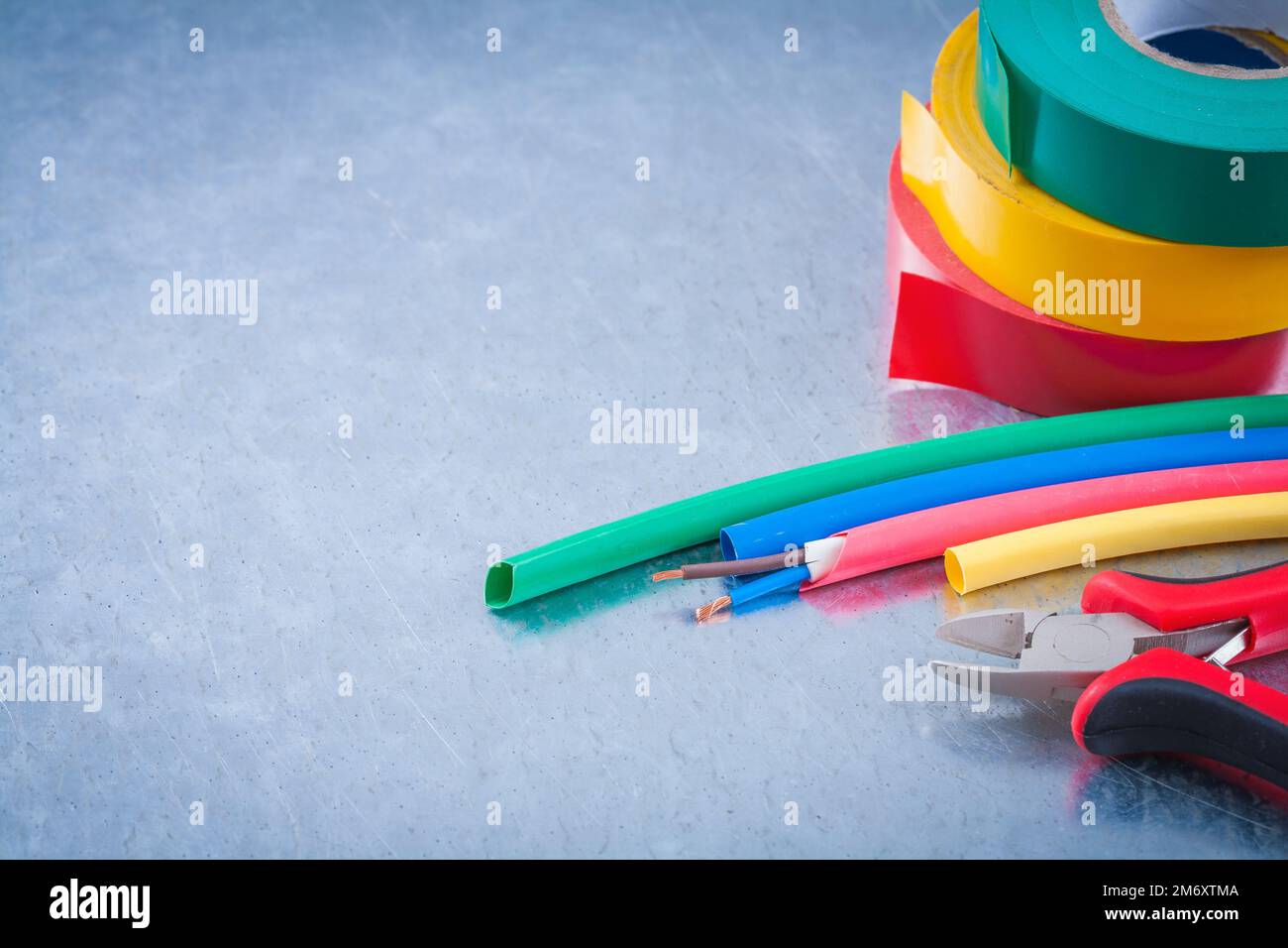 Composition of electric wire protection cables sharp nippers ...