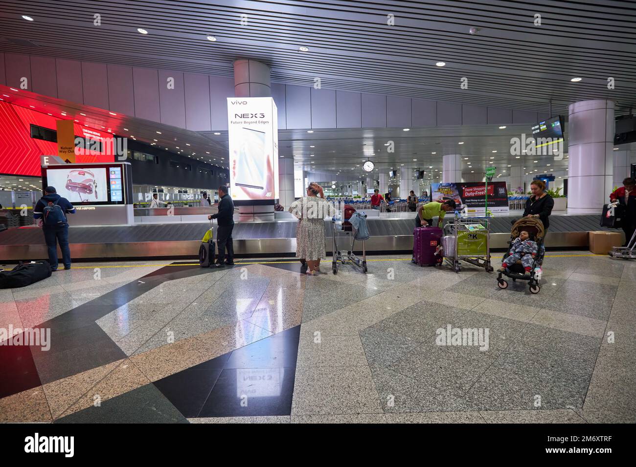 KUALA LUMPUR, MALAYSIA - CIRCA JANUARY, 2020: baggage reclaim area at ...