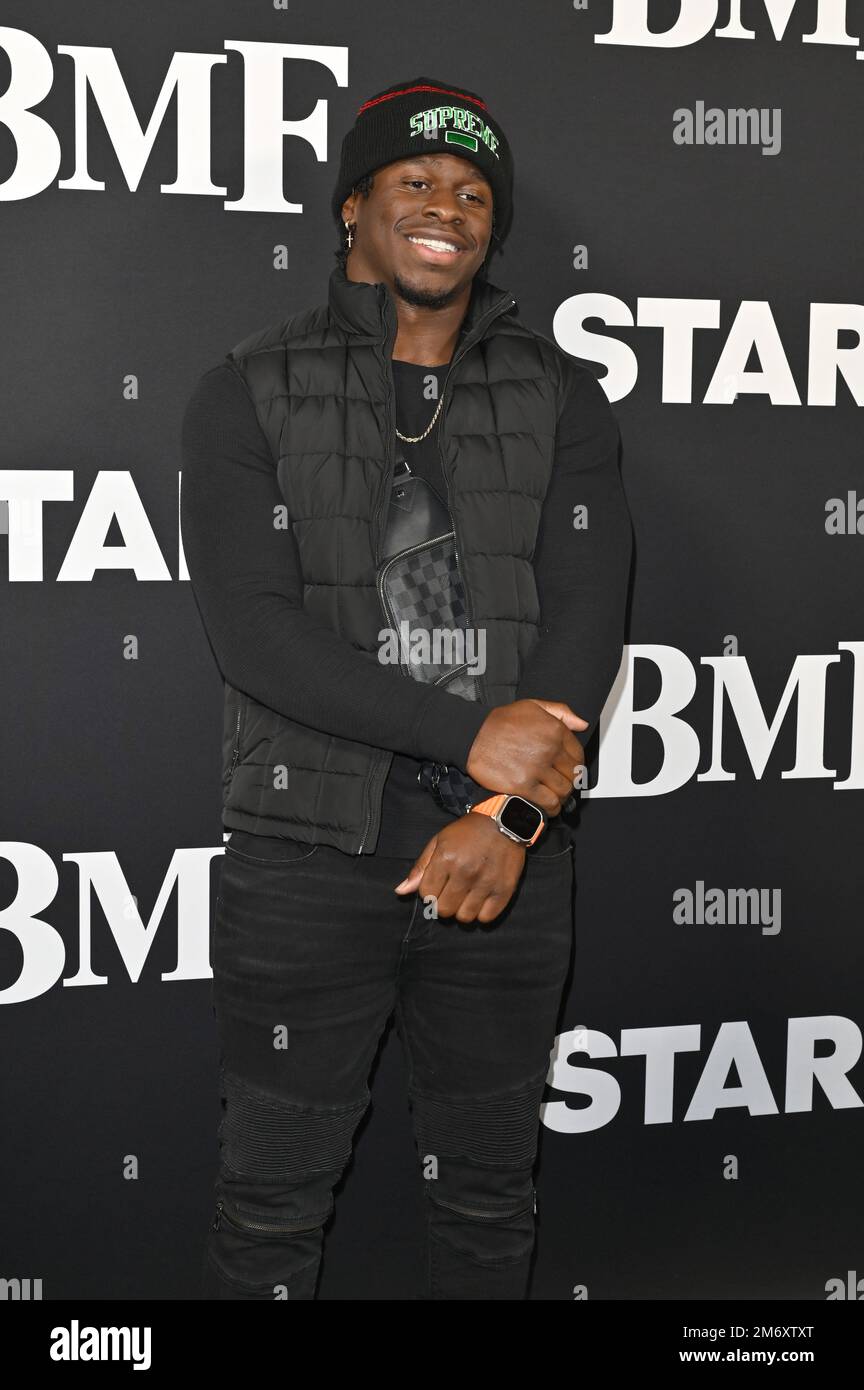 Los Angeles, USA. 05th Jan, 2023. Tre Rountree at the season 2 premiere ...