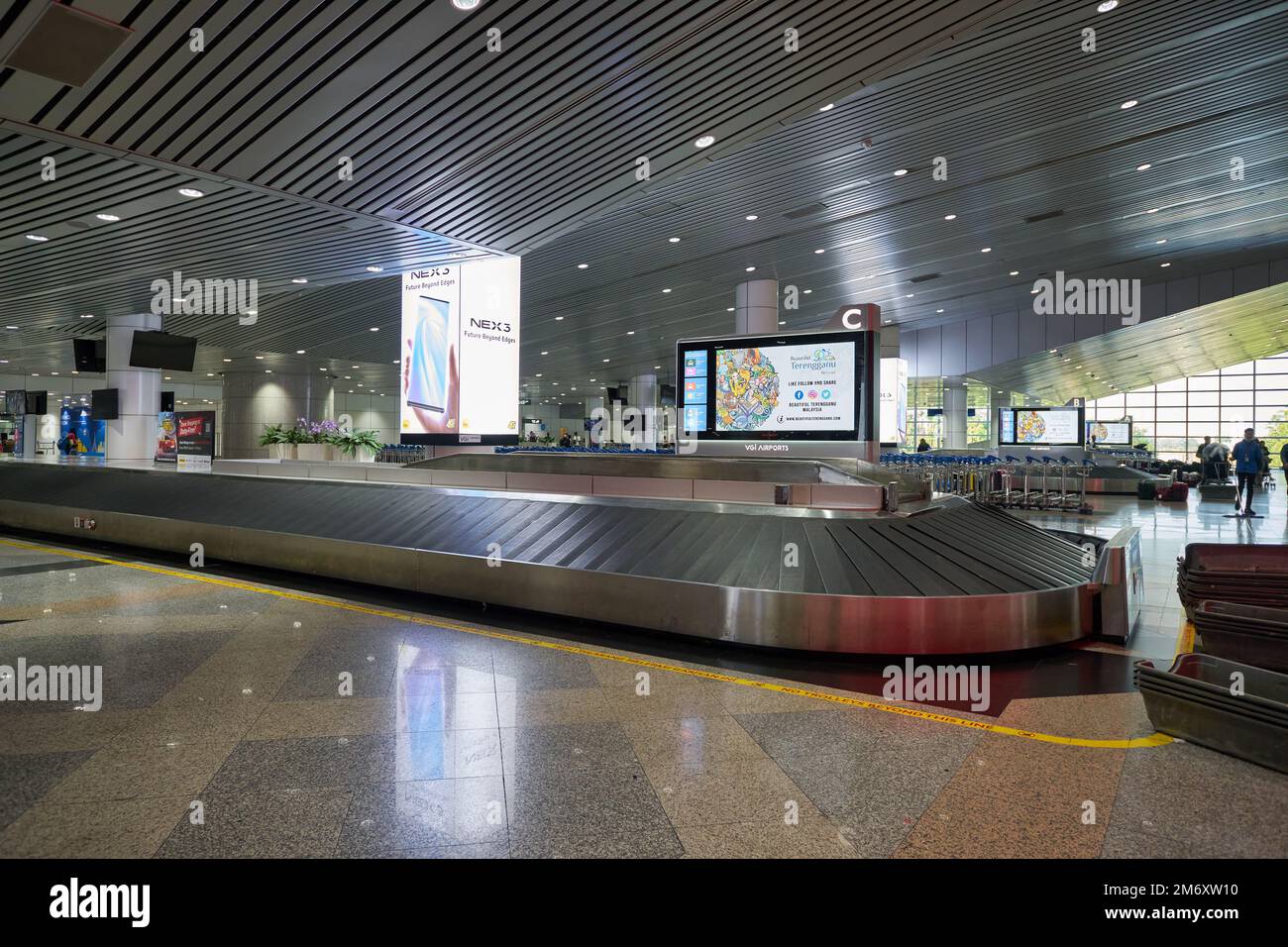KUALA LUMPUR, MALAYSIA - CIRCA JANUARY, 2020: baggage reclaim area at ...
