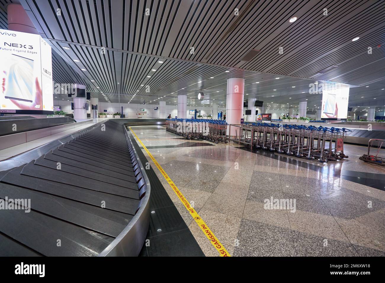 KUALA LUMPUR, MALAYSIA - CIRCA JANUARY, 2020: baggage reclaim area at ...