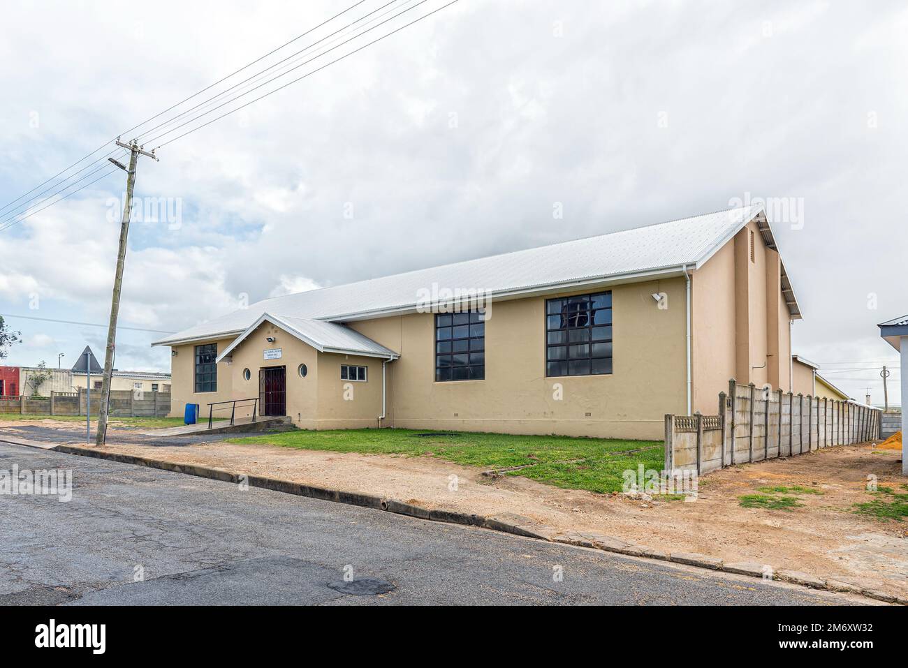Bredasdorp, South Africa - Sep 23, 2022: A street scene, with the All ...