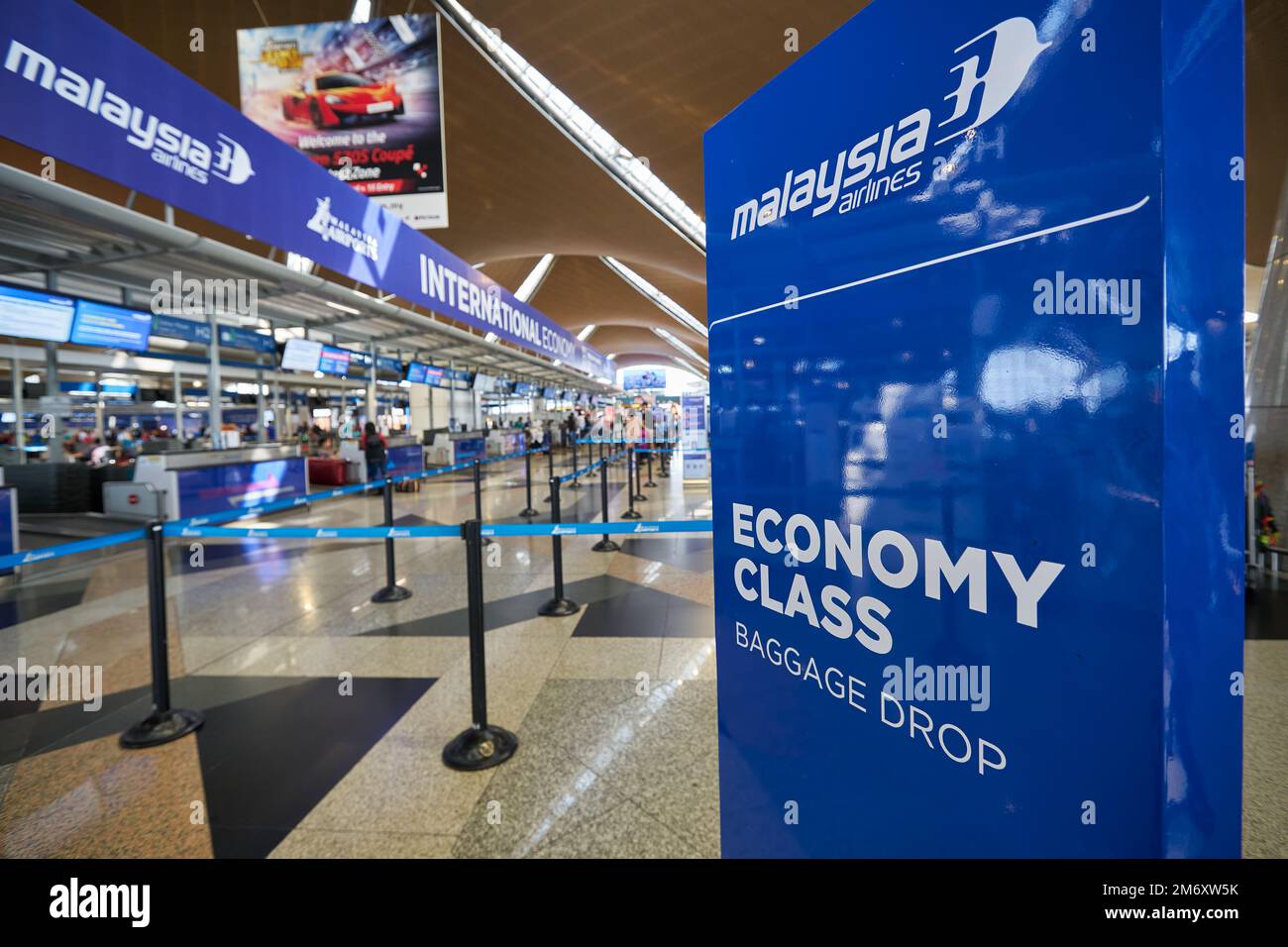 KUALA LUMPUR, MALAYSIA - CIRCA JANUARY, 2020: economy class baggage ...