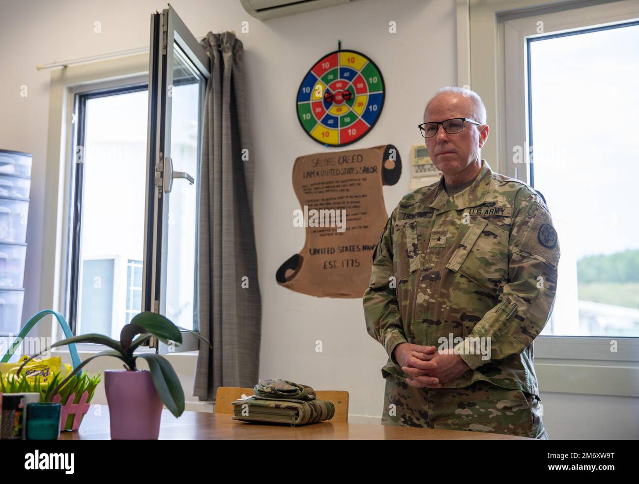 U.S. Army Forces Command Surgeon Brig. Gen. Mark Thompson, assigned to ...