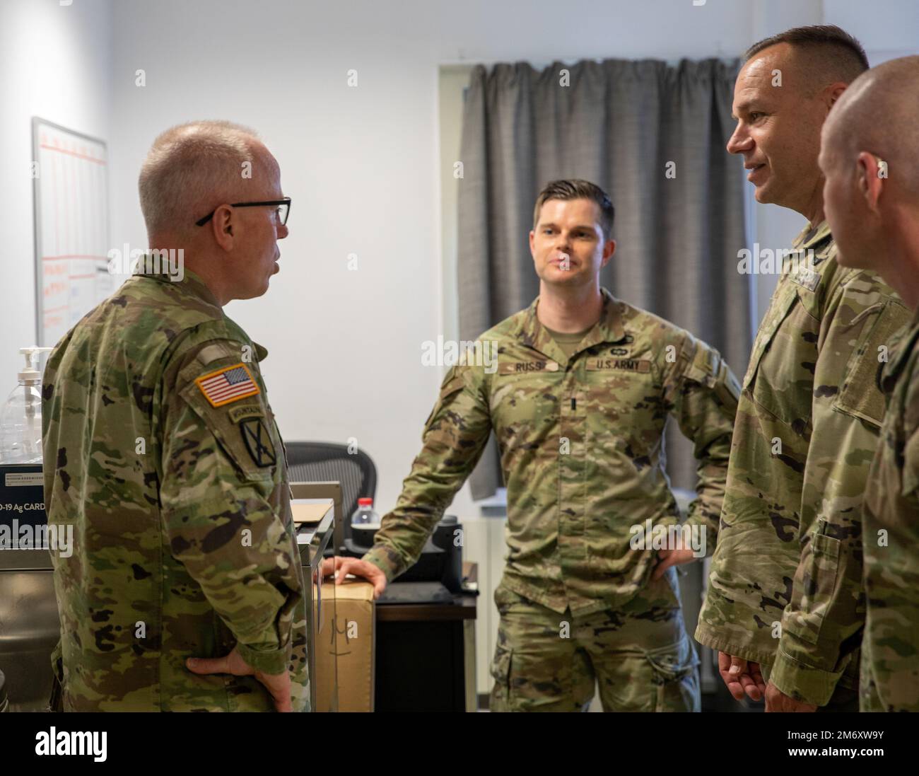 U.S. Army Forces Command Surgeon Brig. Gen. Mark Thompson, assigned to ...