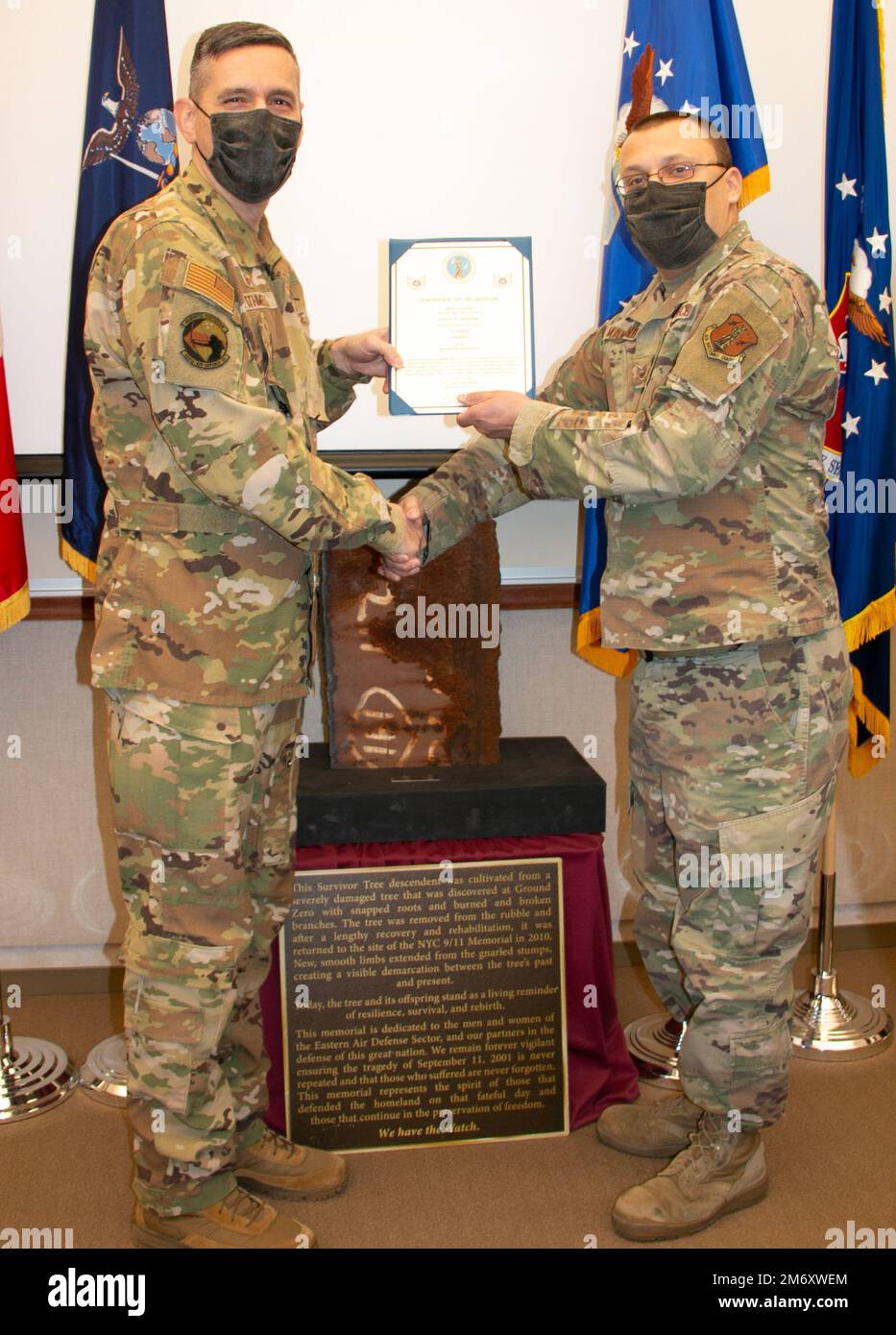 Tech. Sgt. Joseph Manning, right, was recently promoted at the Eastern ...