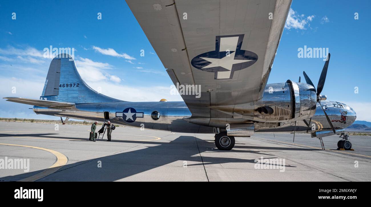 A retired U.S. Army Air Force B-29 Superfortress, known now as Doc ...