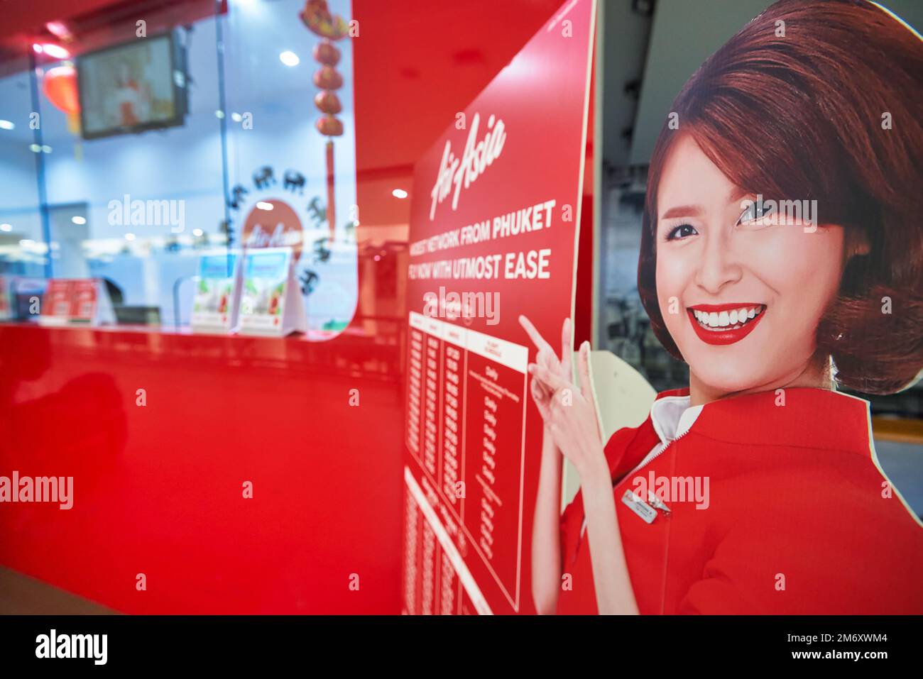 PHUKET, THAILAND - CIRCA JANUARY, 2020: close up shot of poster with ...
