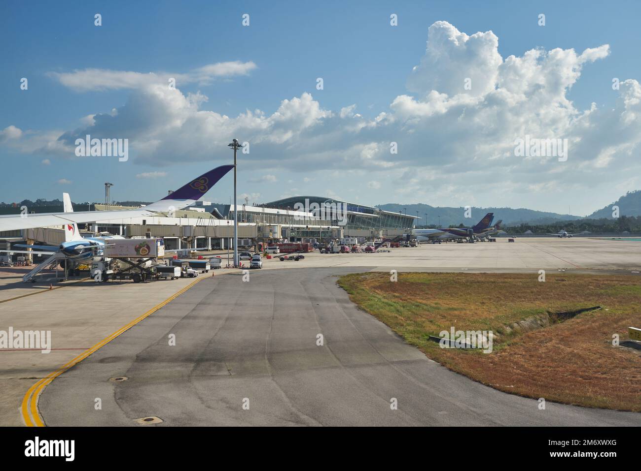 PHUKET, THAILAND - CIRCA JANUARY, 2020: Phuket International Airport ...