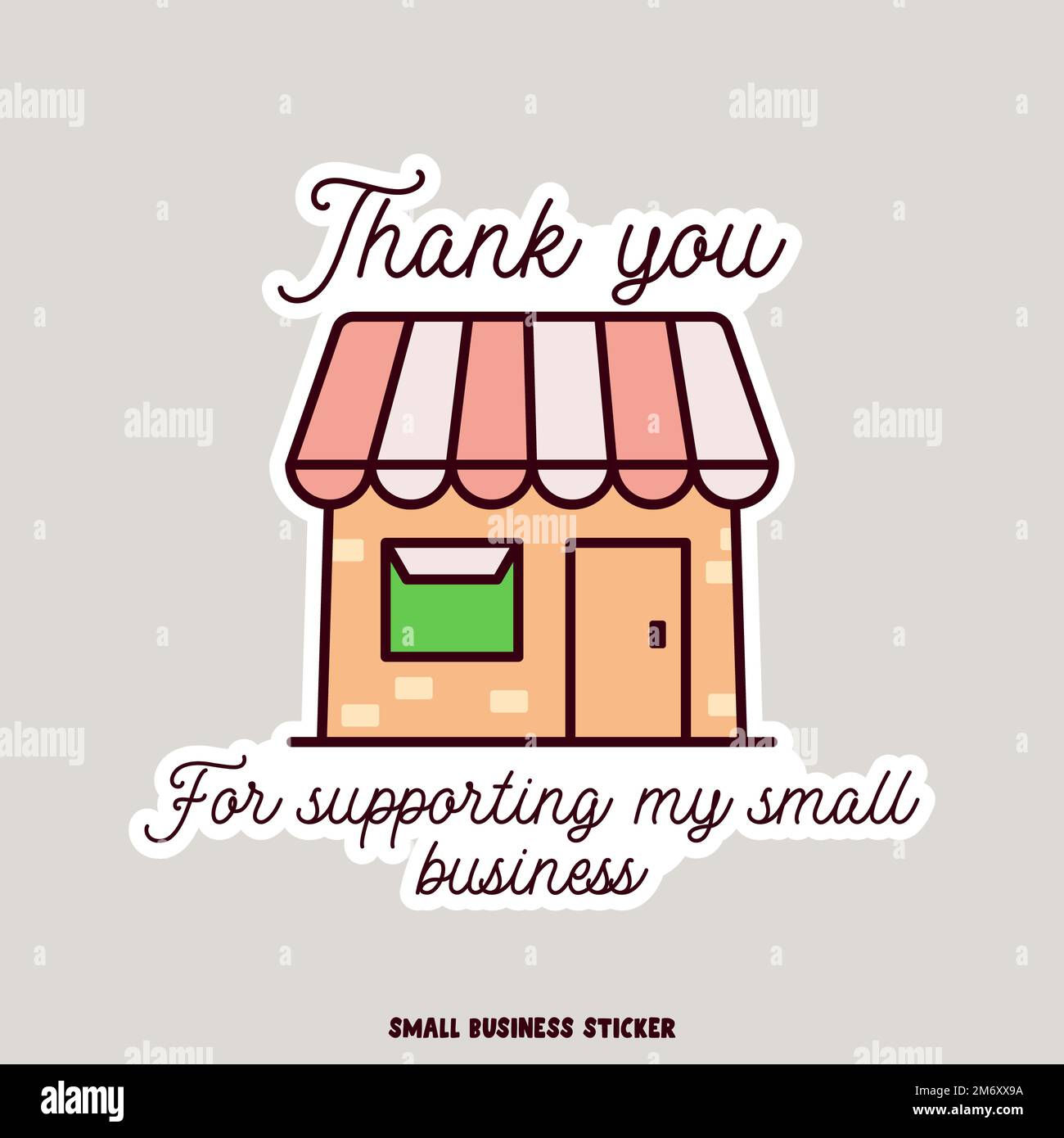 Creative logo for small business owners. thank you for shopping small ...