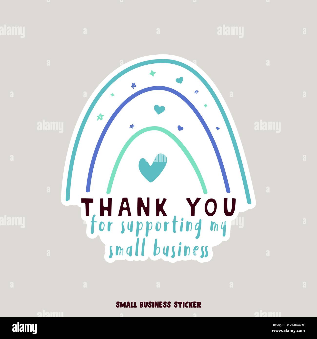 Creative logo for small business owners. thank you for supporting my ...