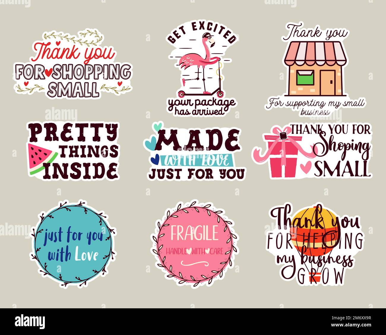 Small business stickers set. business badges collection. Small business ...