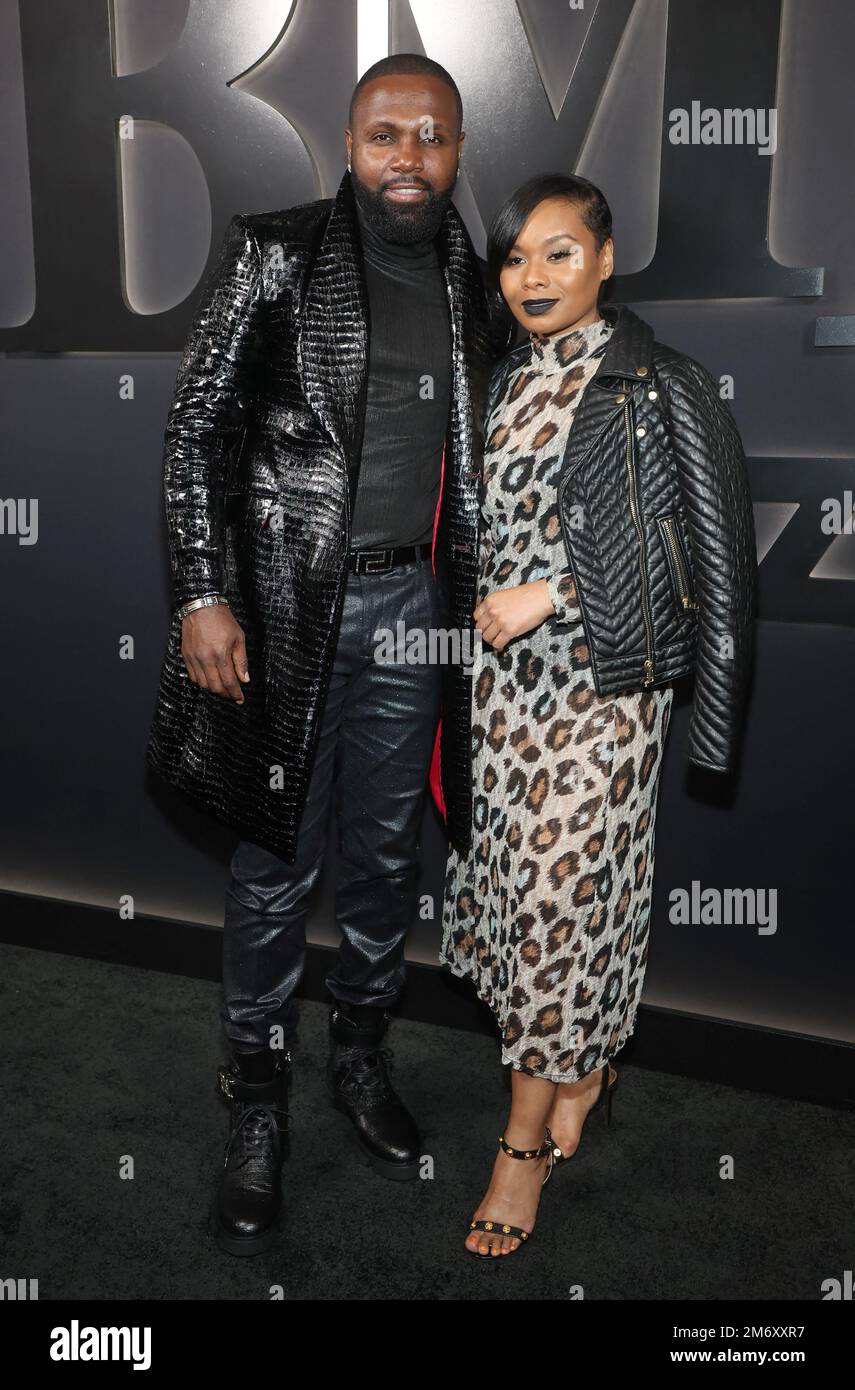 Hollywood, CA, USA on January 5, 2023. Rayan Lawrence, Chyna Layne, at ...