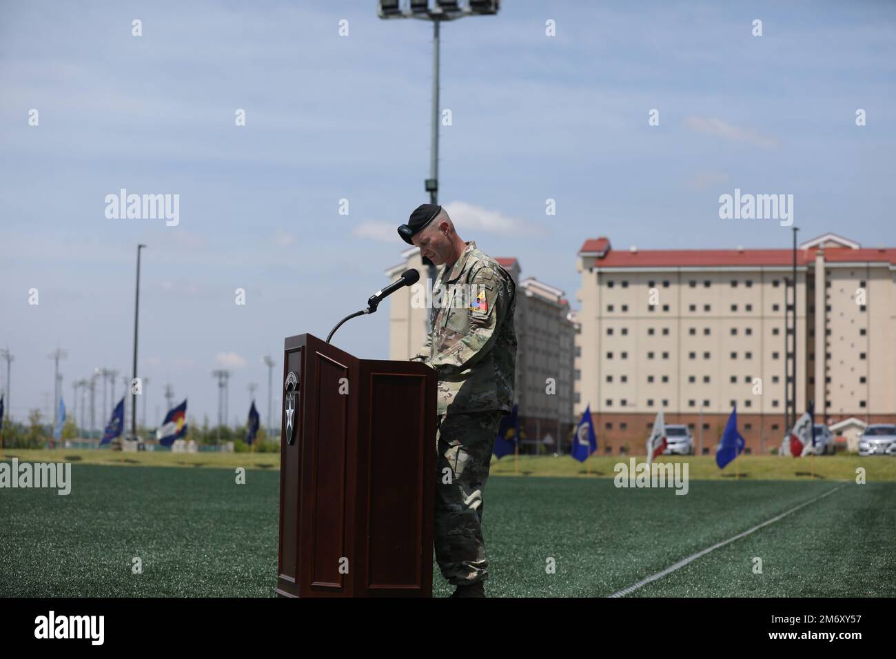 Lt. Col. Geoffrey Lynch, incoming Commander, 1st Battalion, 36th ...