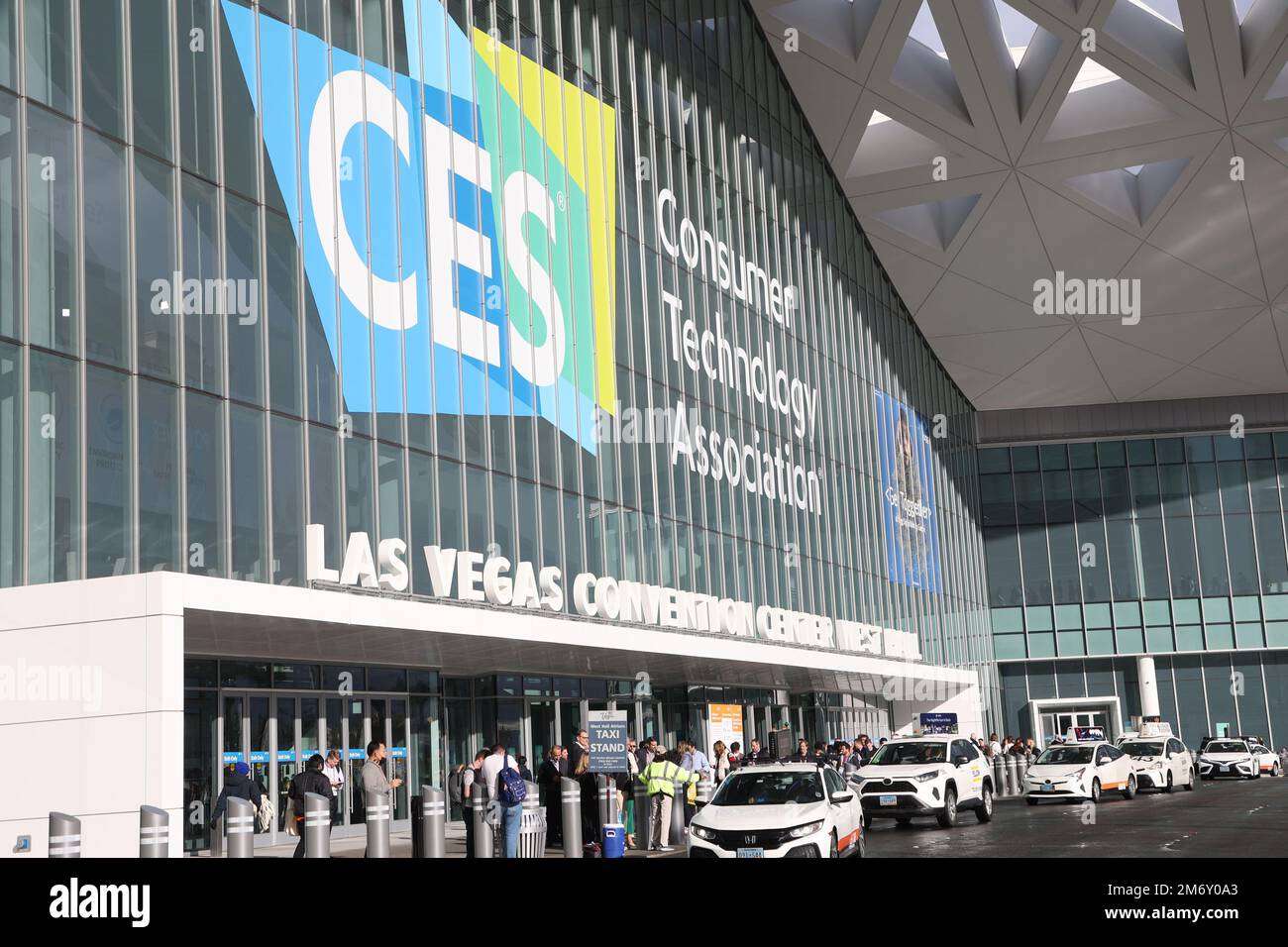 Las Vegas, United States. 05th Jan, 2023. A view of the large CES ...