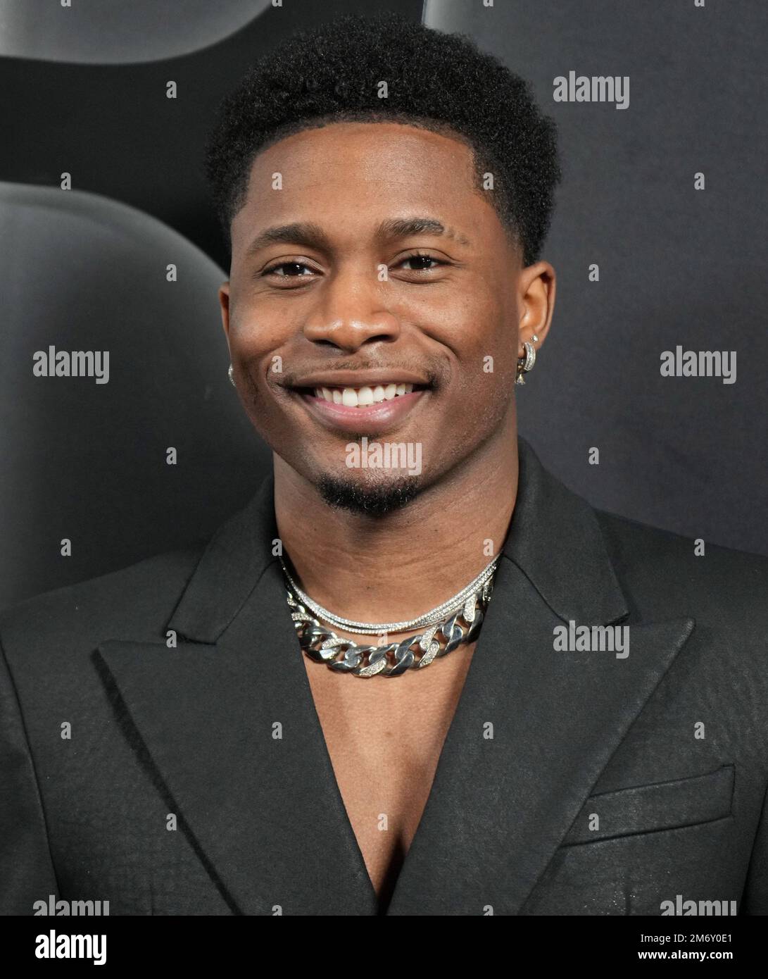 Hollywood, CA January 5, 2023. Da'Vinchi arrives at the Starz "BMF ...