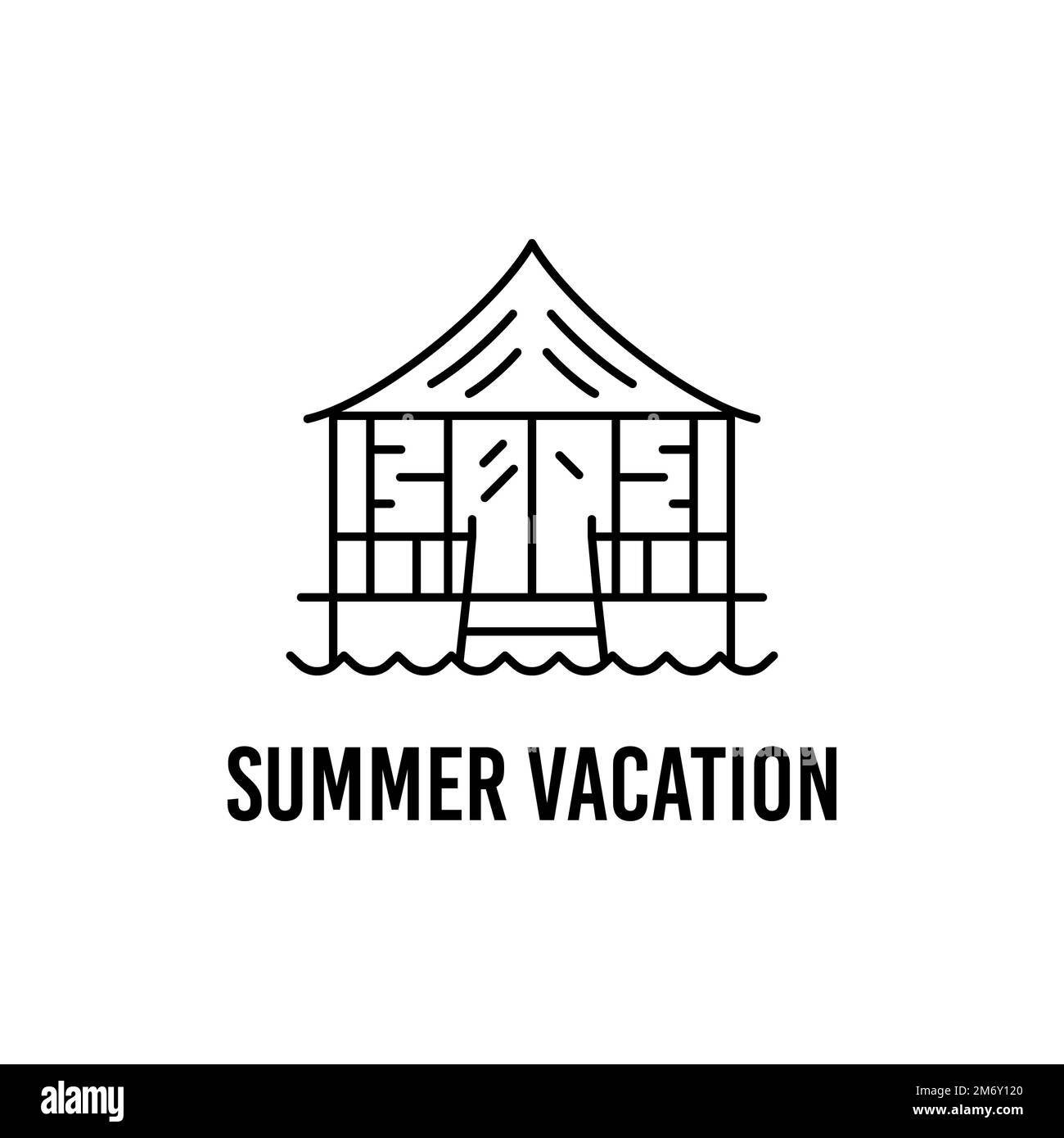 Summer vacation concept design Stock Photo - Alamy