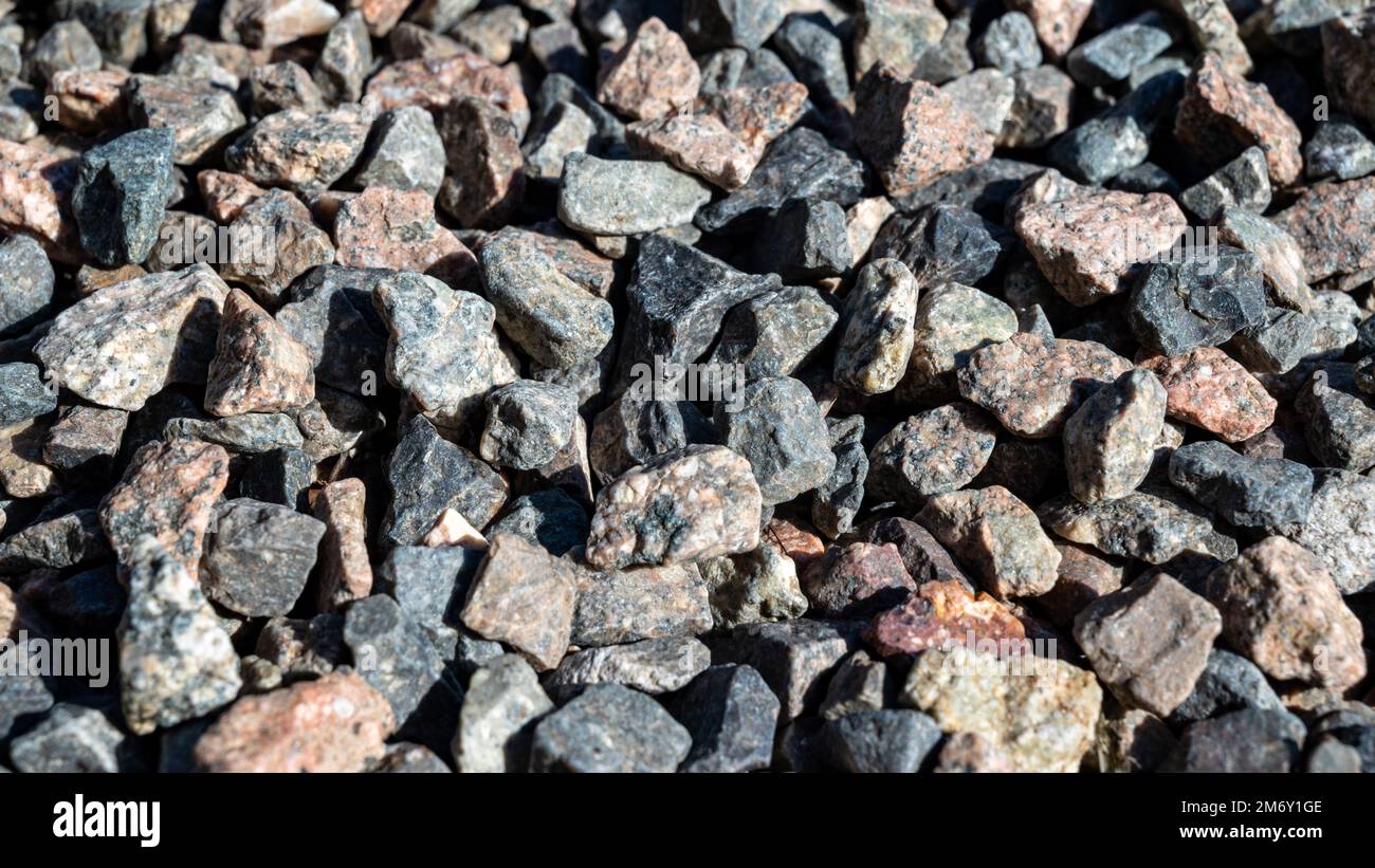 Granite gravel texture.close up gravel texture.Gray gravel background ...