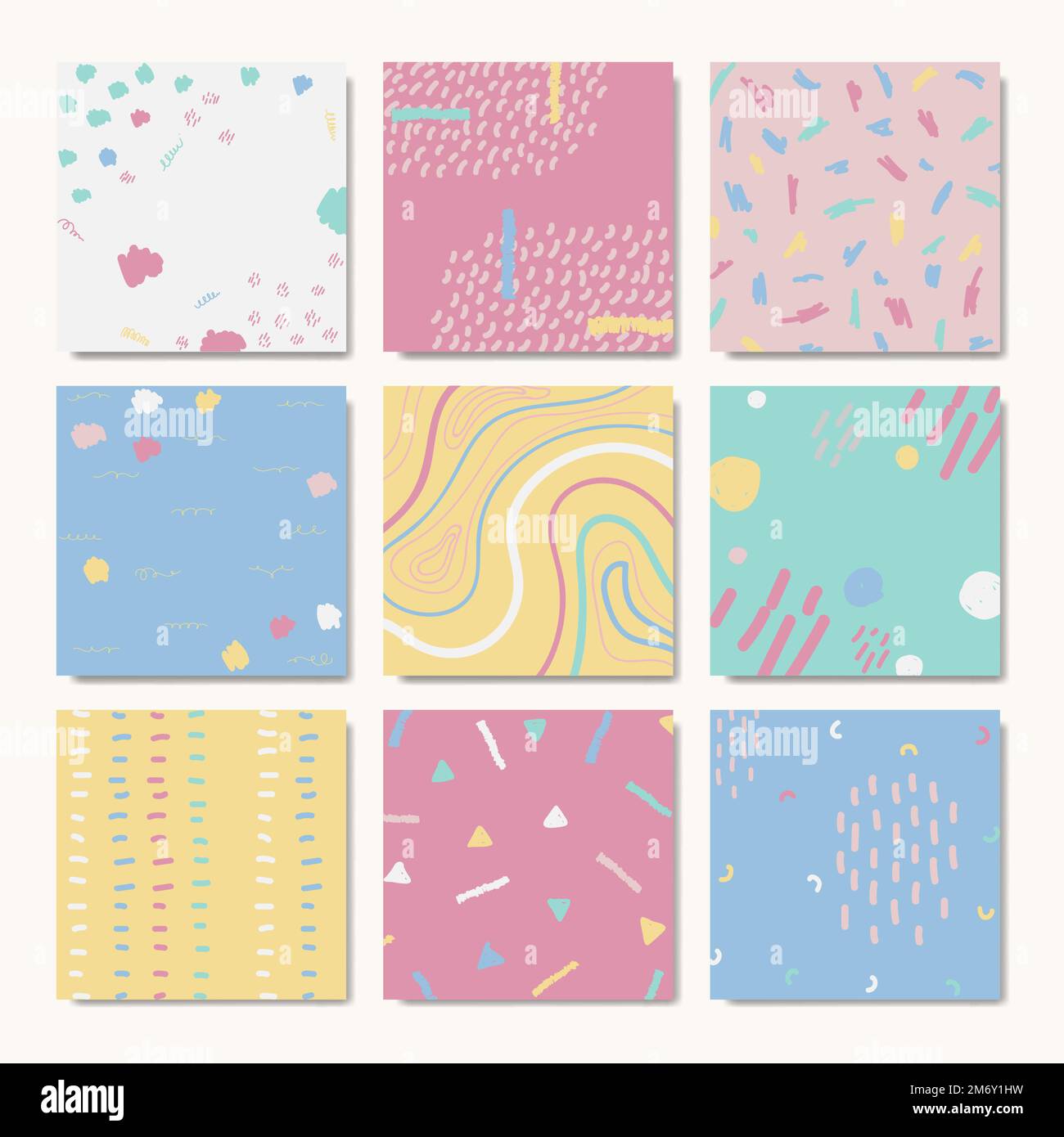 Patterned playful design backgrounds vector Stock Vector Image & Art ...