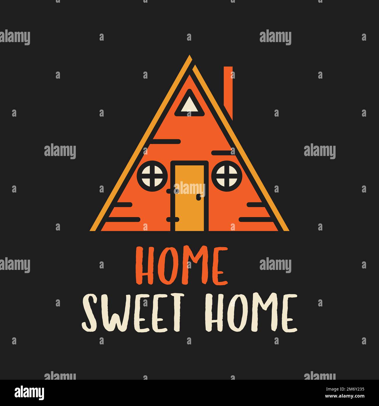 Village triangle Stock Vector Images - Alamy