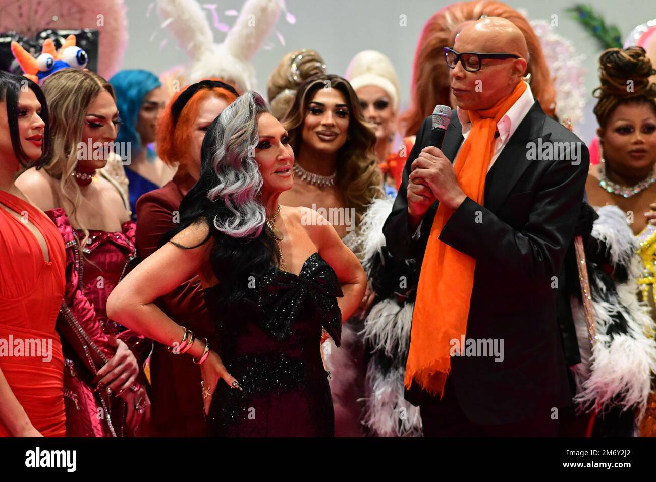 London, uk, - 6th January 2023. Michelle Visage and RuPaul attends the ...