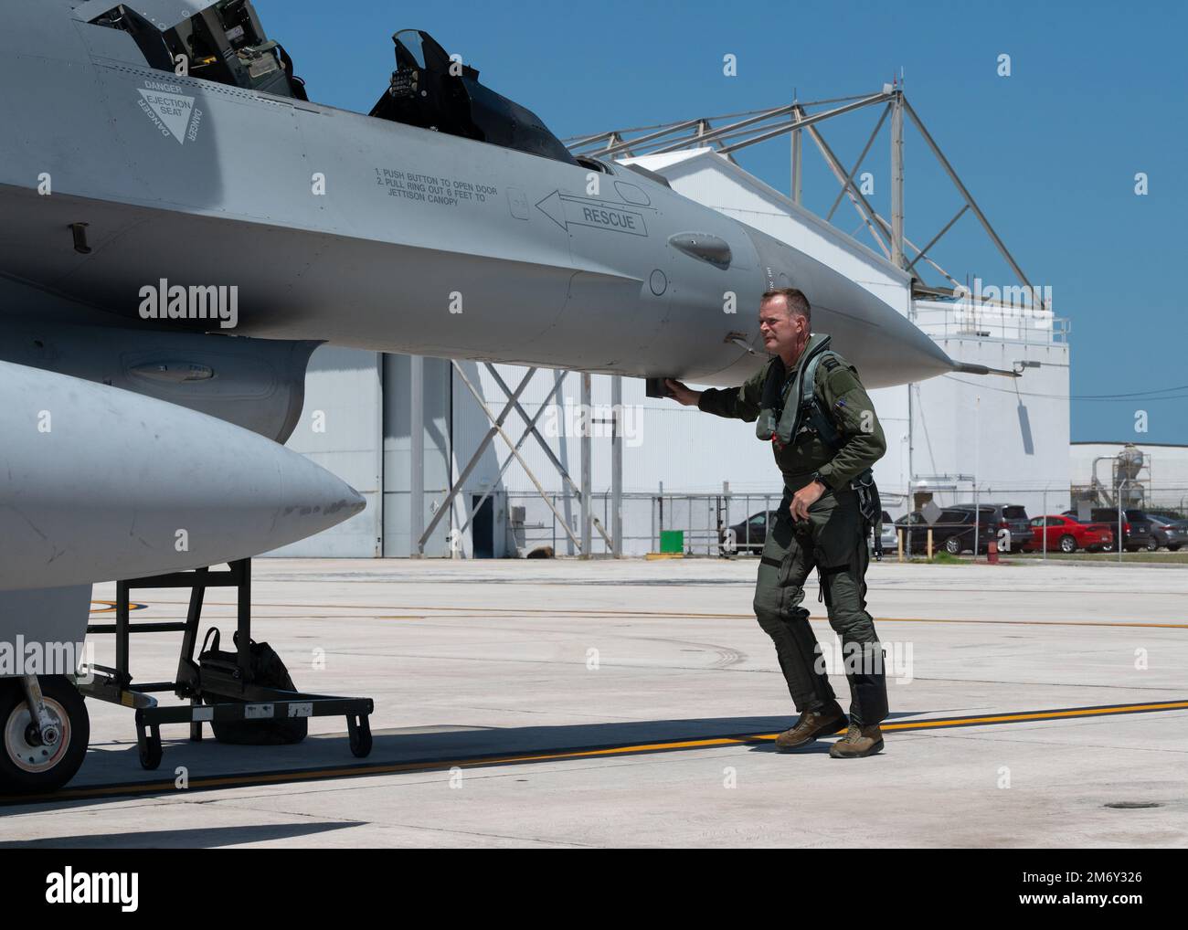 Lt. Col. Joost Luijsterburg, Royal Netherlands Air Force detachment ...