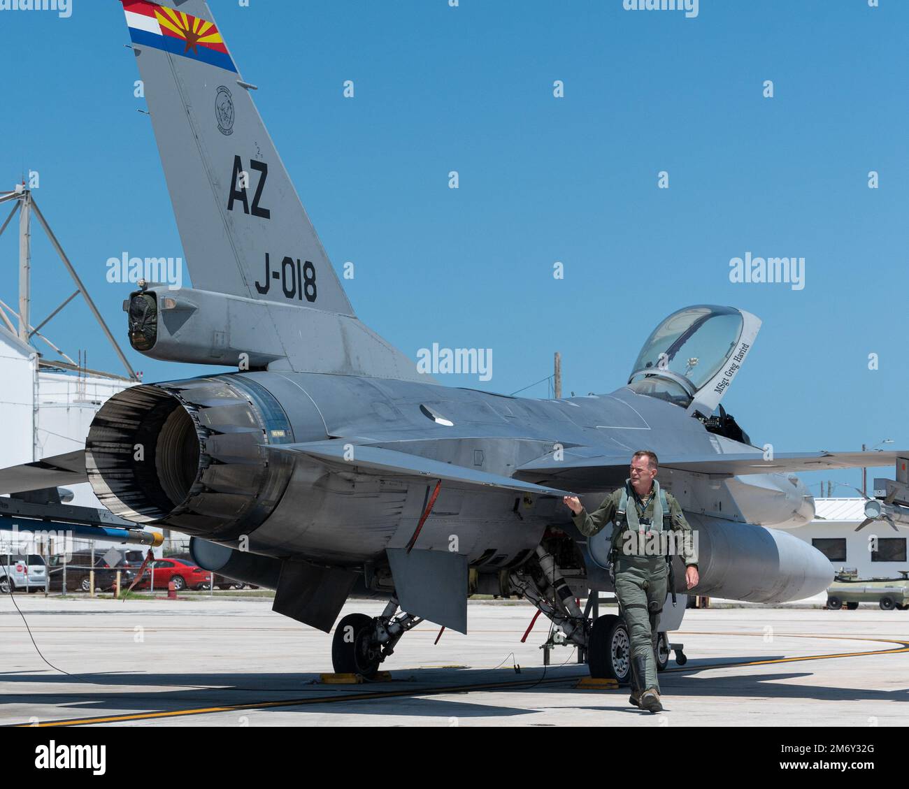 Lt. Col. Joost Luijsterburg, Royal Netherlands Air Force detachment ...