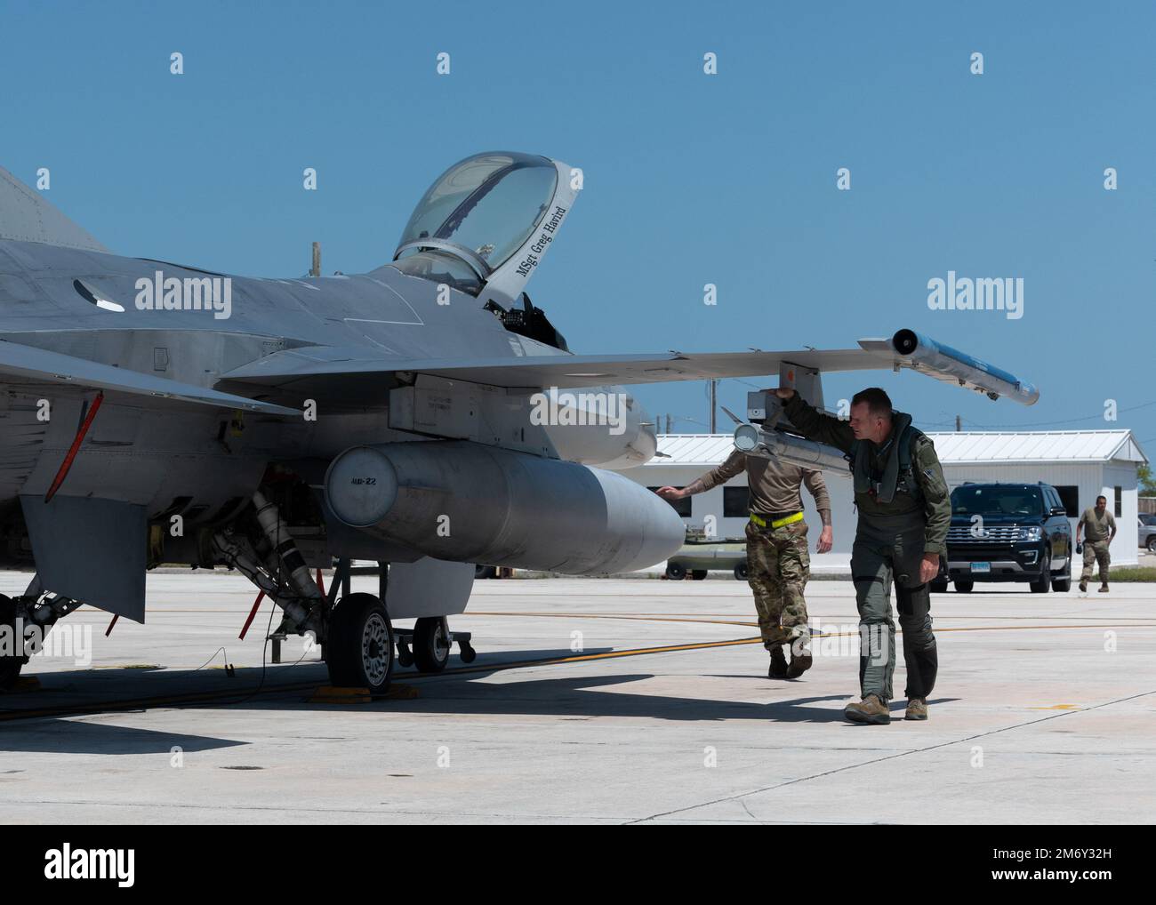 Lt. Col. Joost Luijsterburg, Royal Netherlands Air Force detachment ...