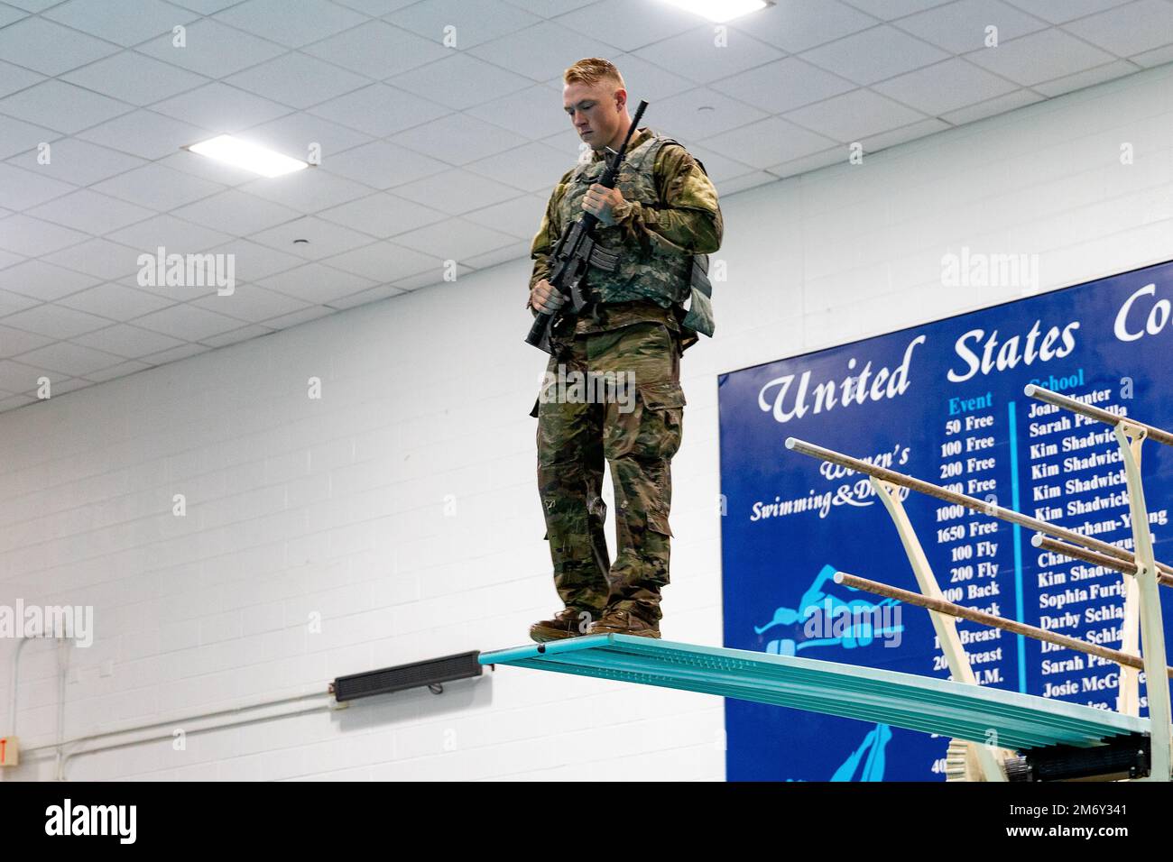 U.S. Army Spc. Austin Manville, an infantryman assigned to the 101st ...