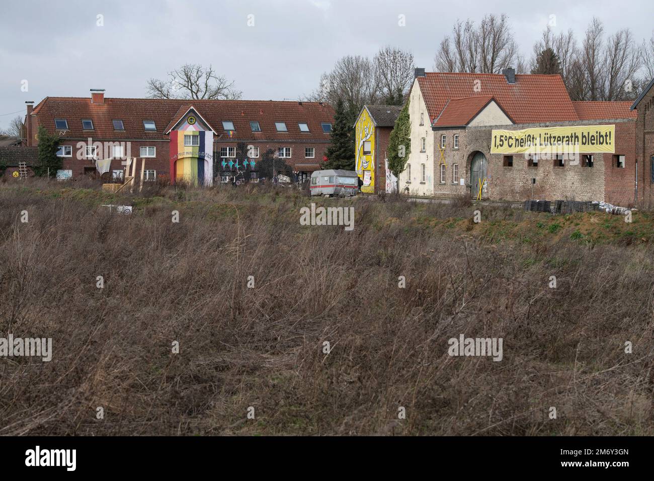 Garzweiler, Deutschland. 05th Jan, 2023. The village of Luetzerath ...